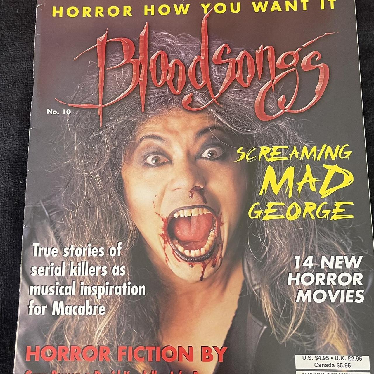 Bloodsongs magazine #10 Screaming Mad George John... - Depop