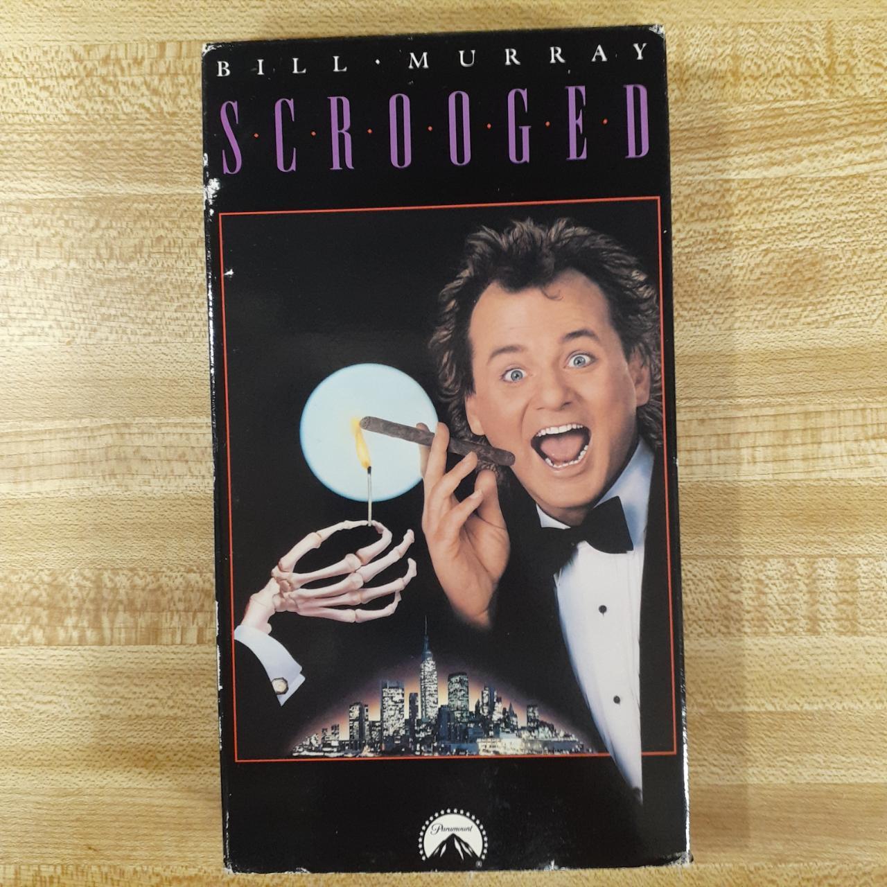 Scrooged 1988 VHS Richard Donner Bill Murray Carol... - Depop