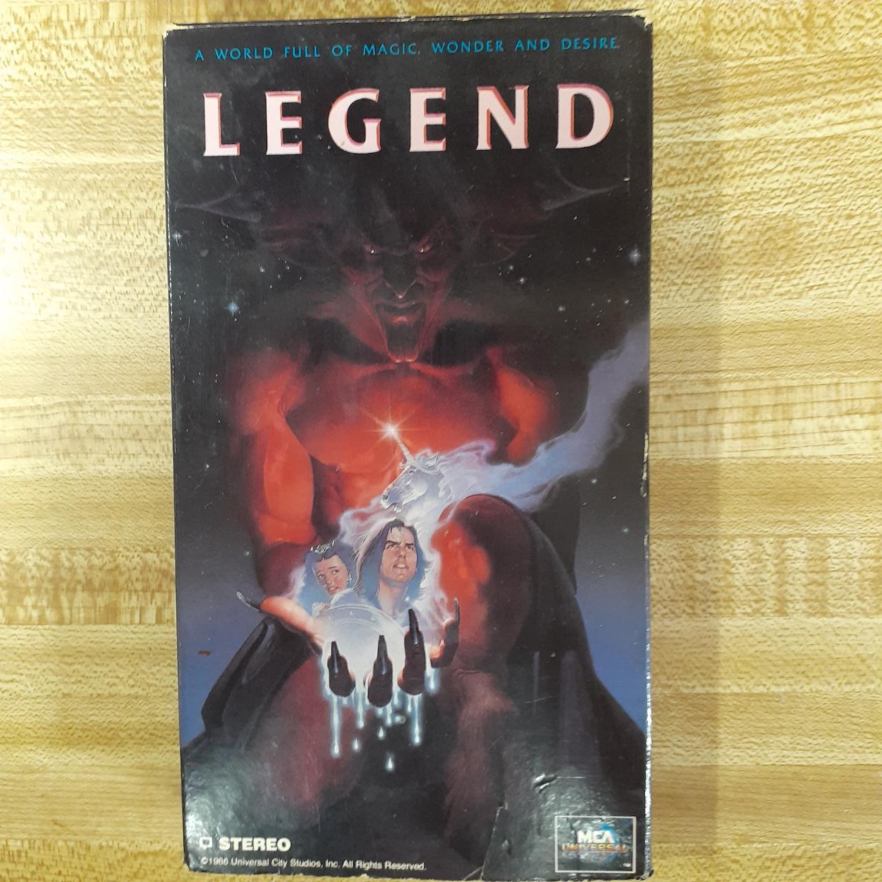 Legend 1985 VHS Ridley Scott Tom Cruise Tim Curry... - Depop