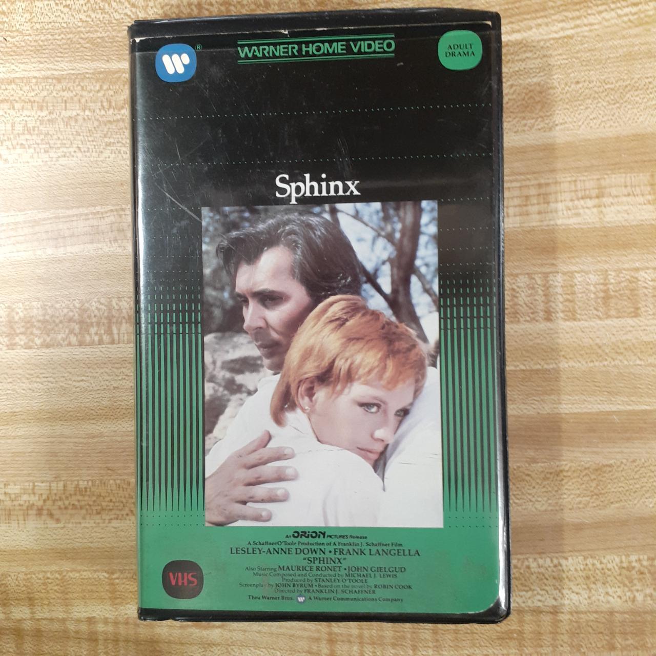 Sphinx 1981 VHS Clam Warner Video Clamshell Horror... | Depop
