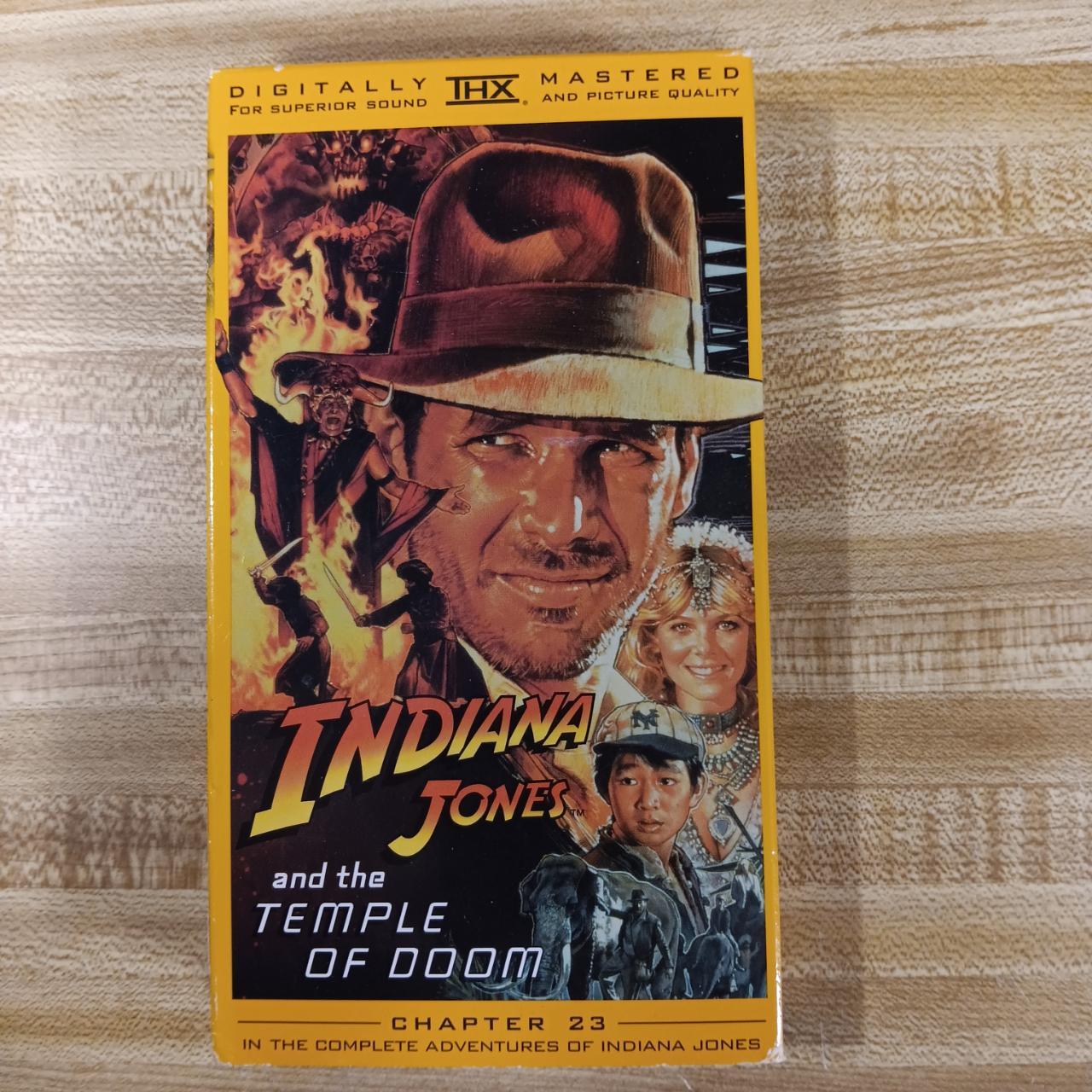 Indiana Jones and the Temple of Doom 1984 VHS THX... | Depop