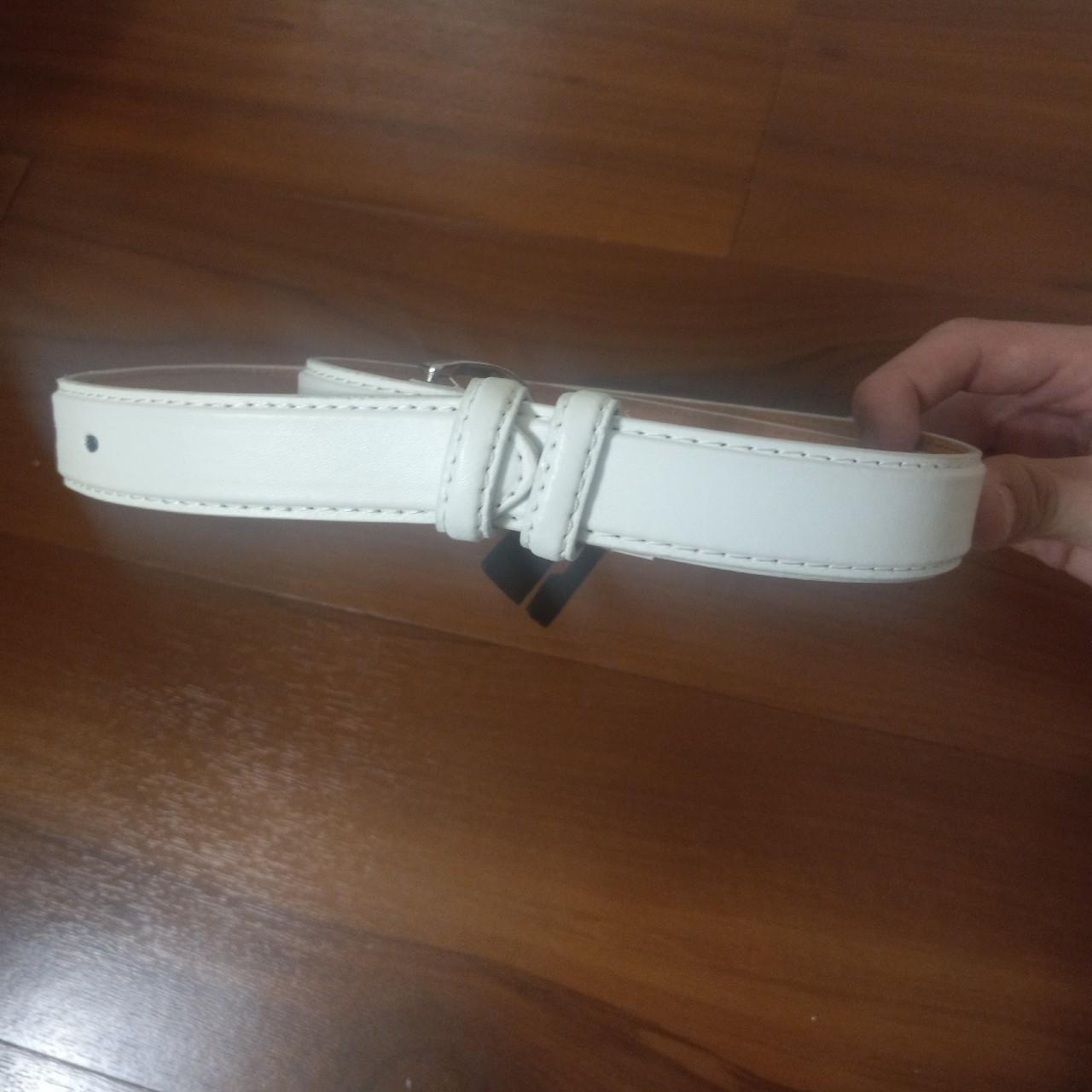 White Vintage LEBRA Belt Never used with tag... - Depop
