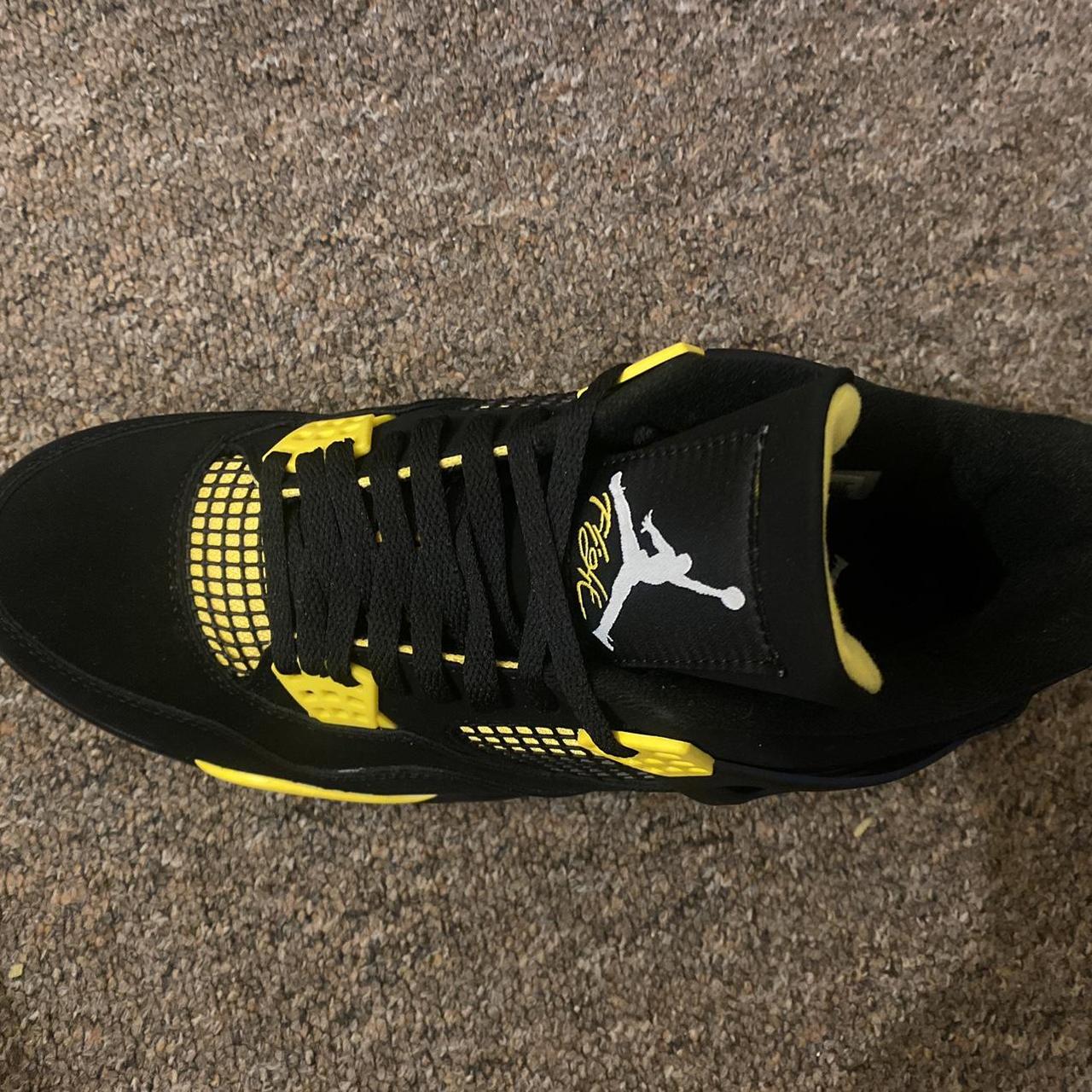 Brand new Jordan 4 yellow thunders, willing to... - Depop