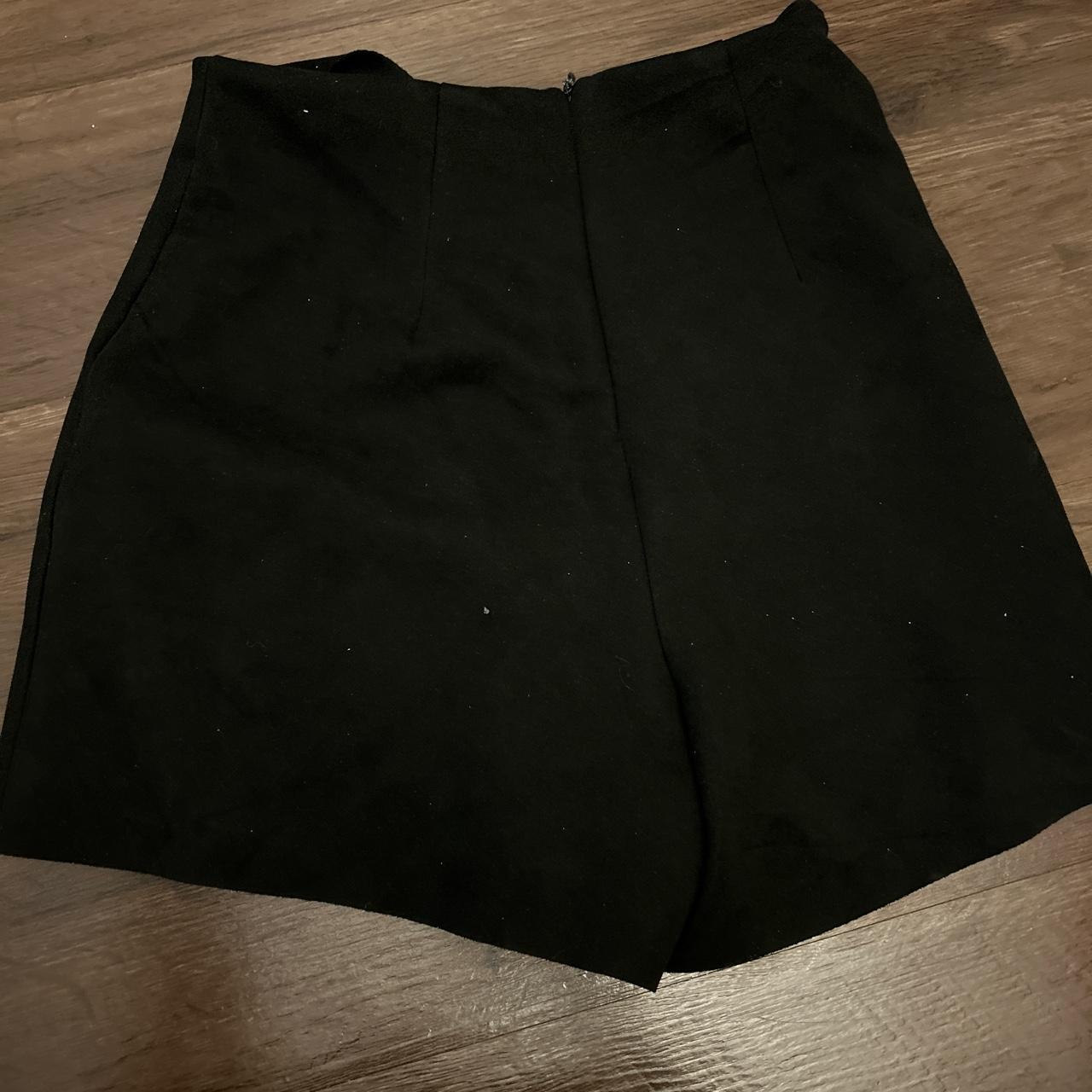 Zara Basic Black Mini Skort Perfect for Work or... - Depop