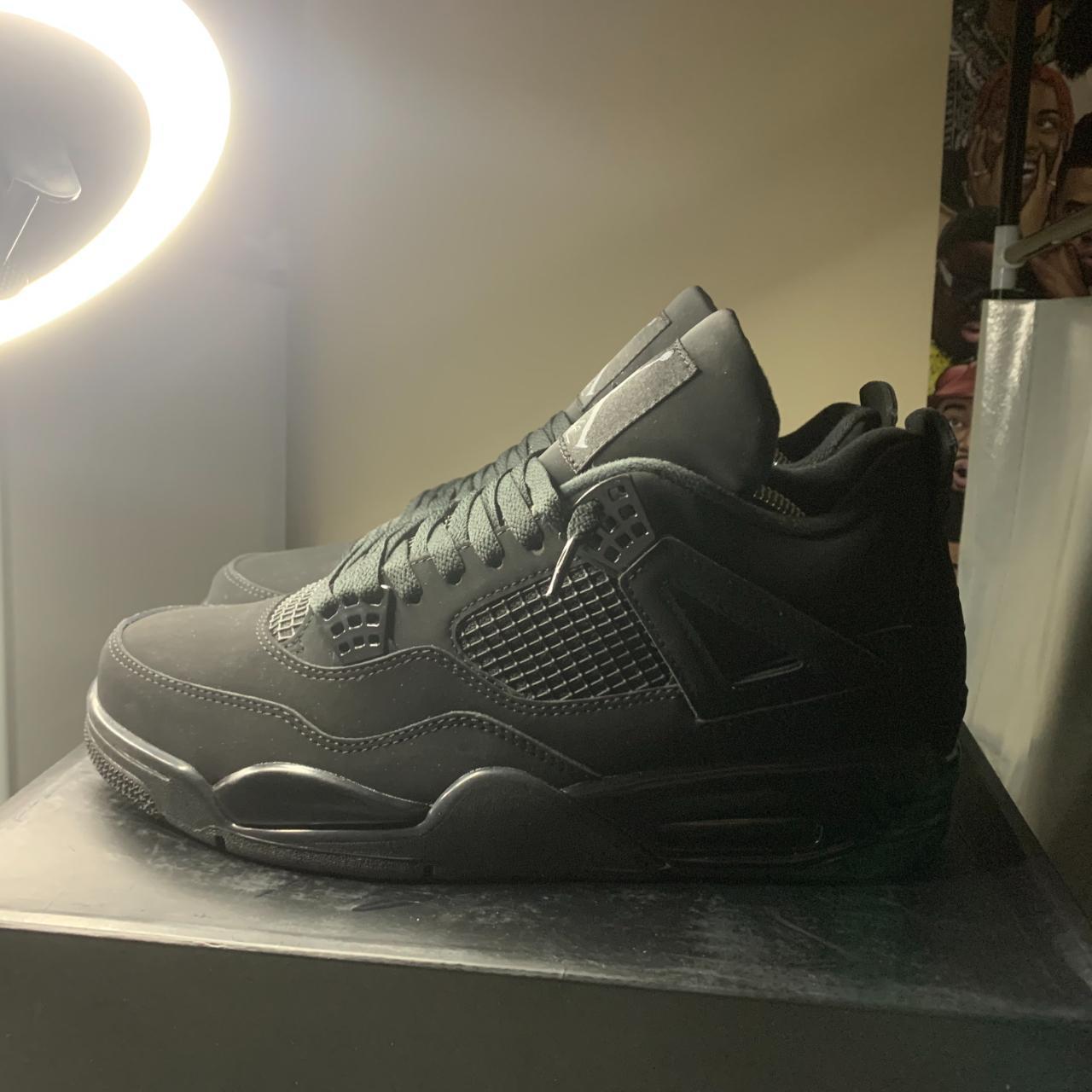 COMES WITH CREASE PROTECTERS. (unpackaged) Jordan 4... - Depop
