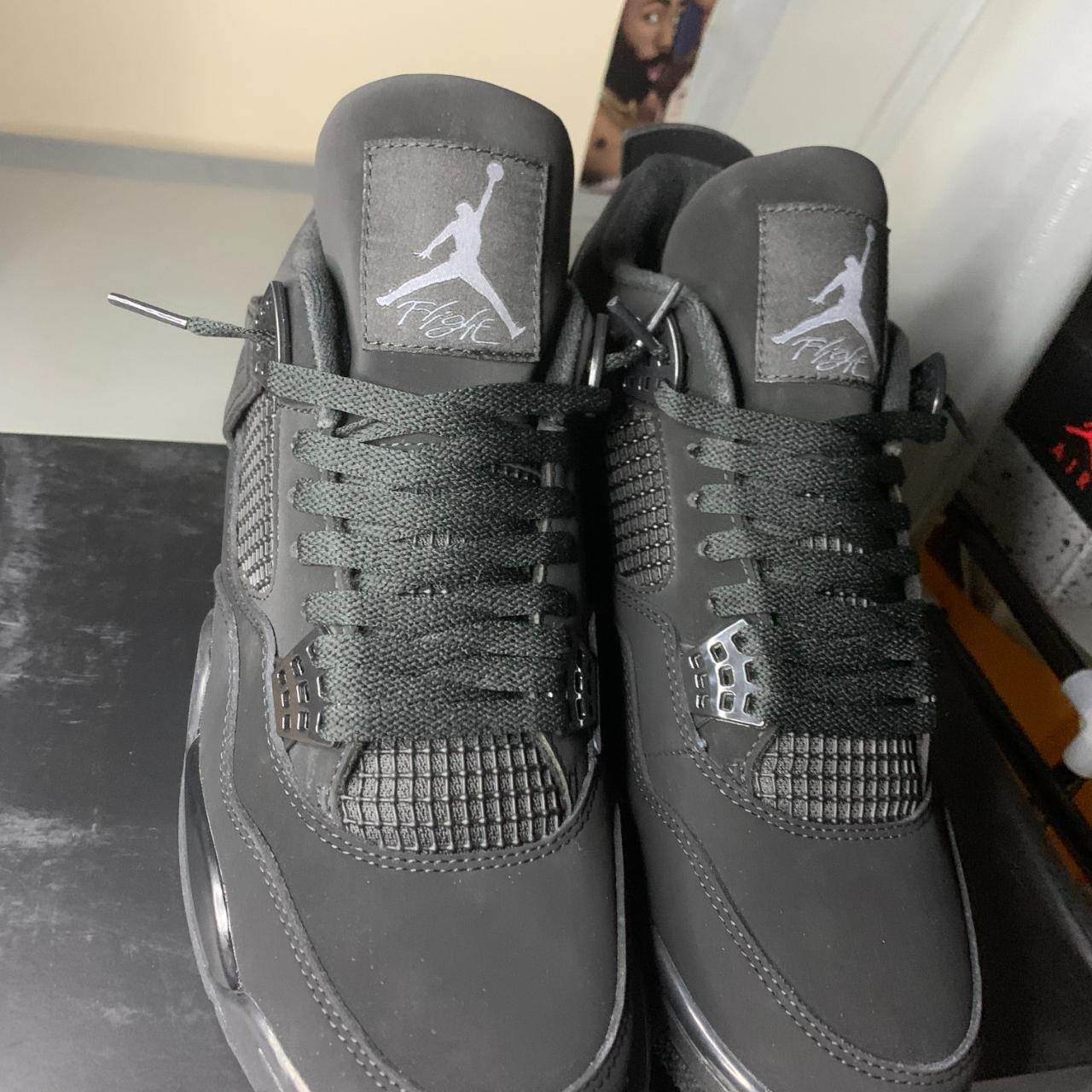 COMES WITH CREASE PROTECTERS. (unpackaged) Jordan 4... - Depop