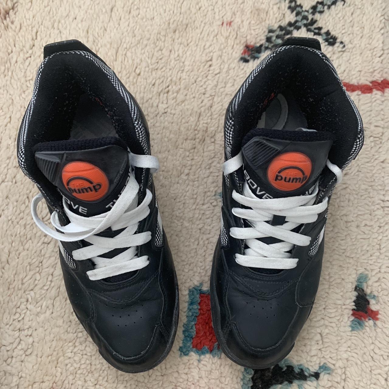 Limited edition Reebok Pump Dee Browns from early 2000s - Depop