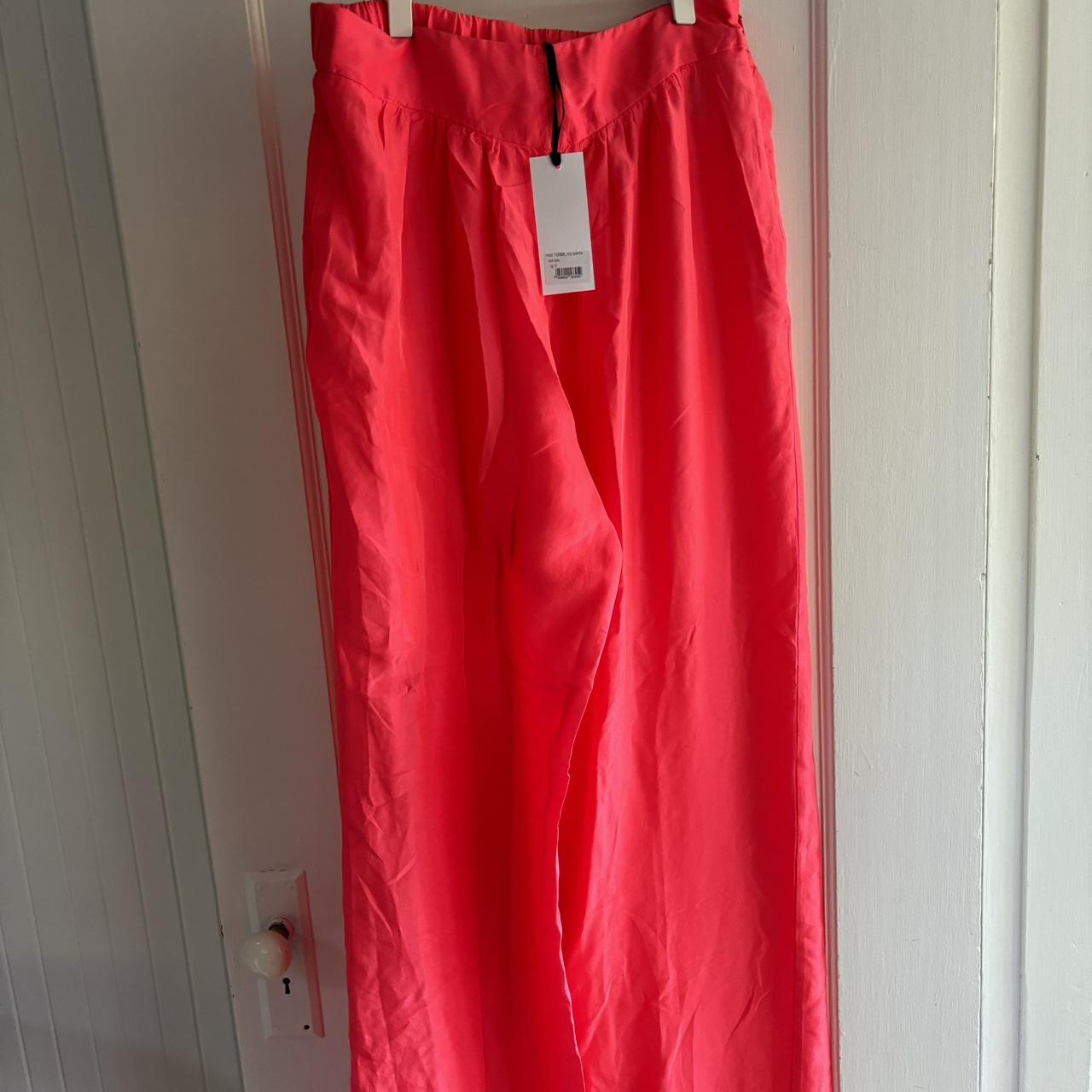 FORTE FORTE HABOTAI SILK PYJAMAS PANTS LIPS / 2 - Depop