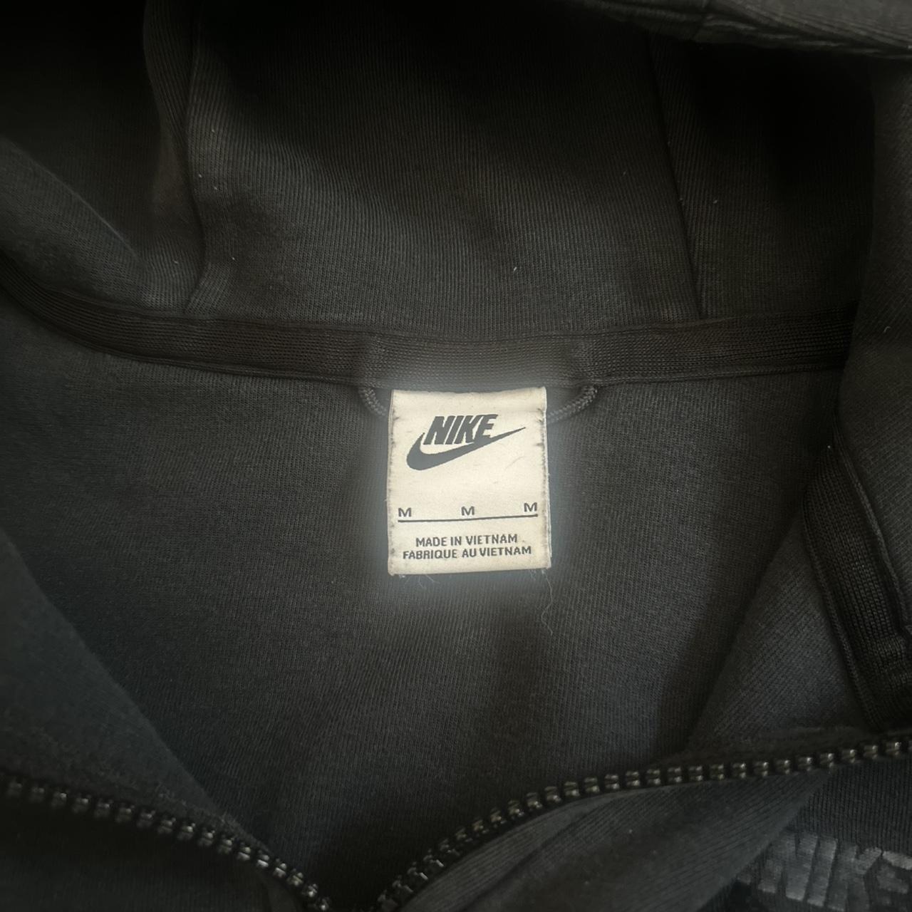 Nike tech fleece zip up jacket in black #Authentic #New - Depop