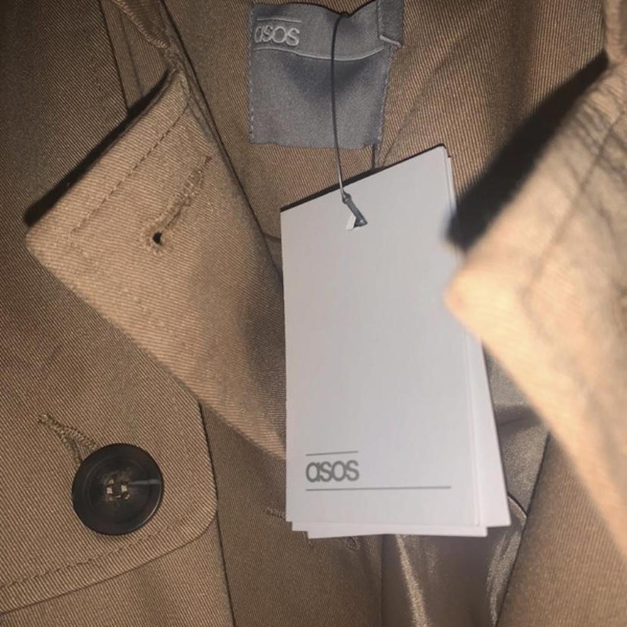 Asos trench coat , never worn . new with tags size... - Depop