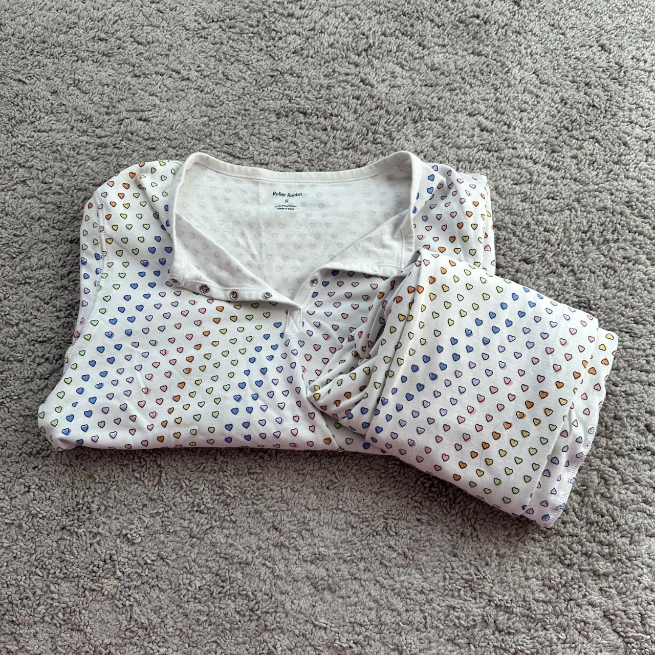 Roller Rabbit Rainbow Heart Pajamas Originally -... - Depop