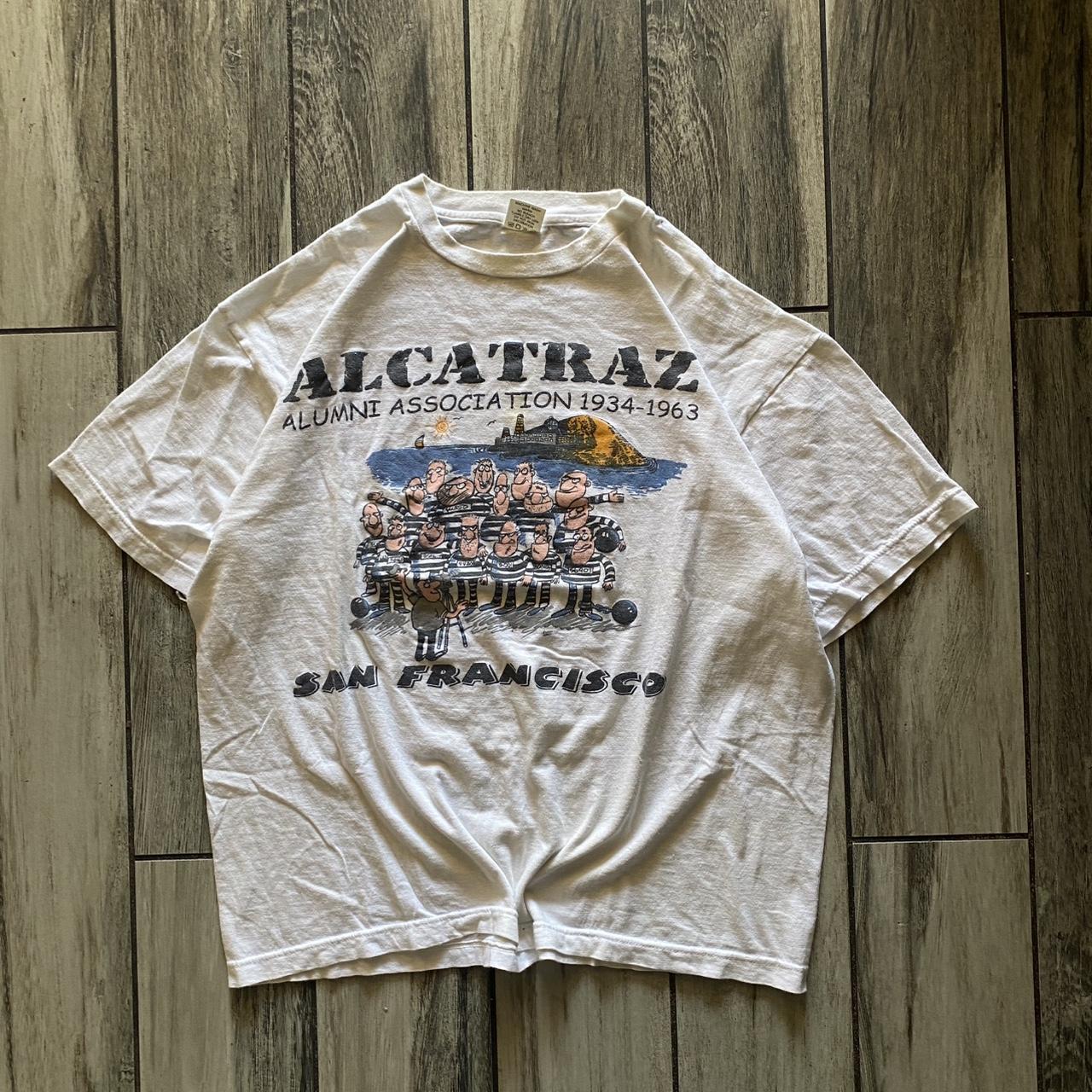 -2000s vintage Alcatraz T-shirt Condition:no flaws... | Depop