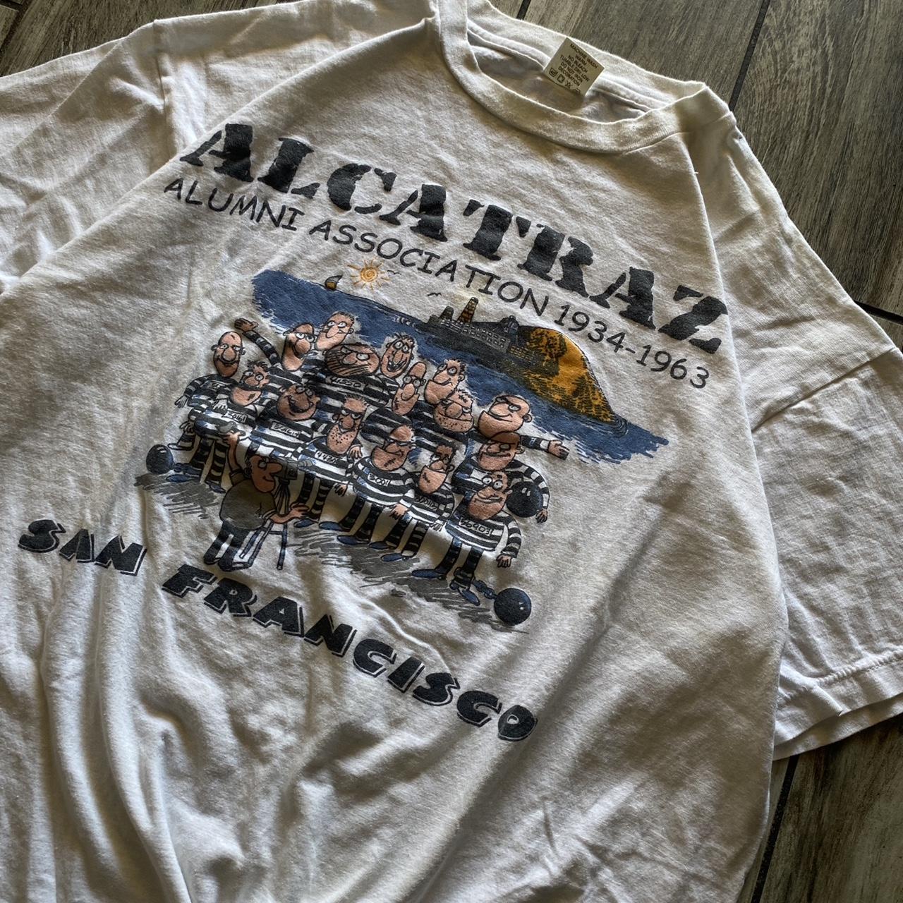 -2000s vintage Alcatraz T-shirt Condition:no flaws... | Depop