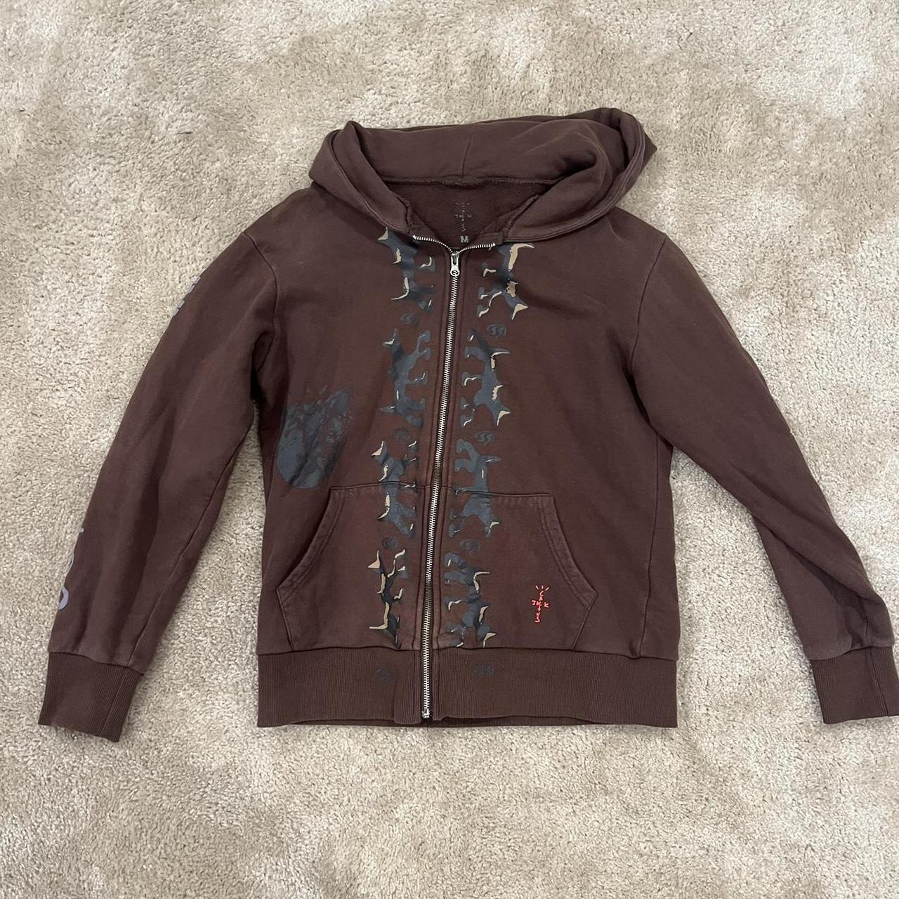 Travis Scott jacket 100 percent authentic Barely... - Depop