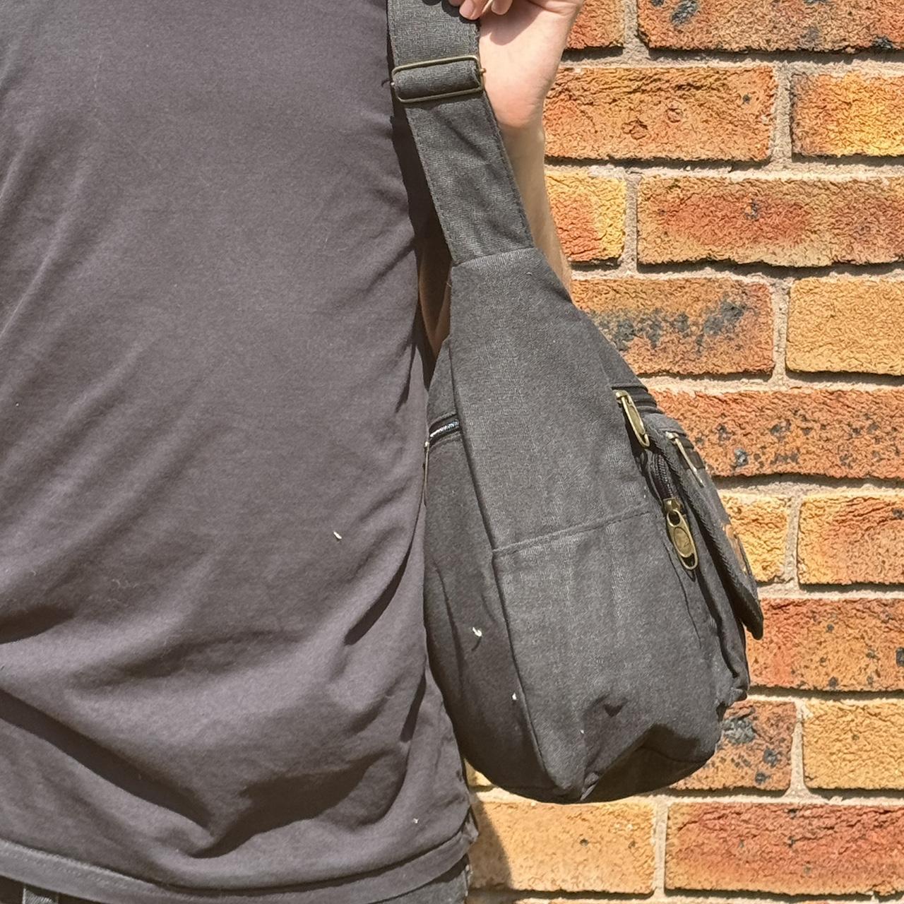 Diesel military style side bag, it has an adjustable... - Depop