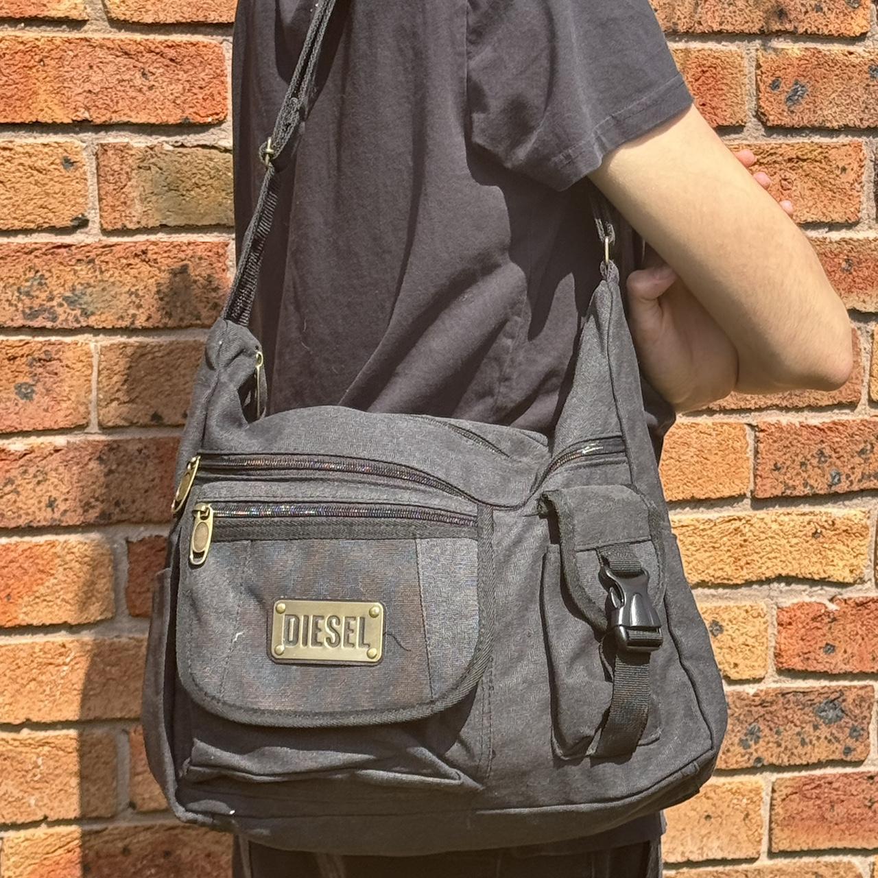Diesel military style side bag, it has an adjustable... - Depop