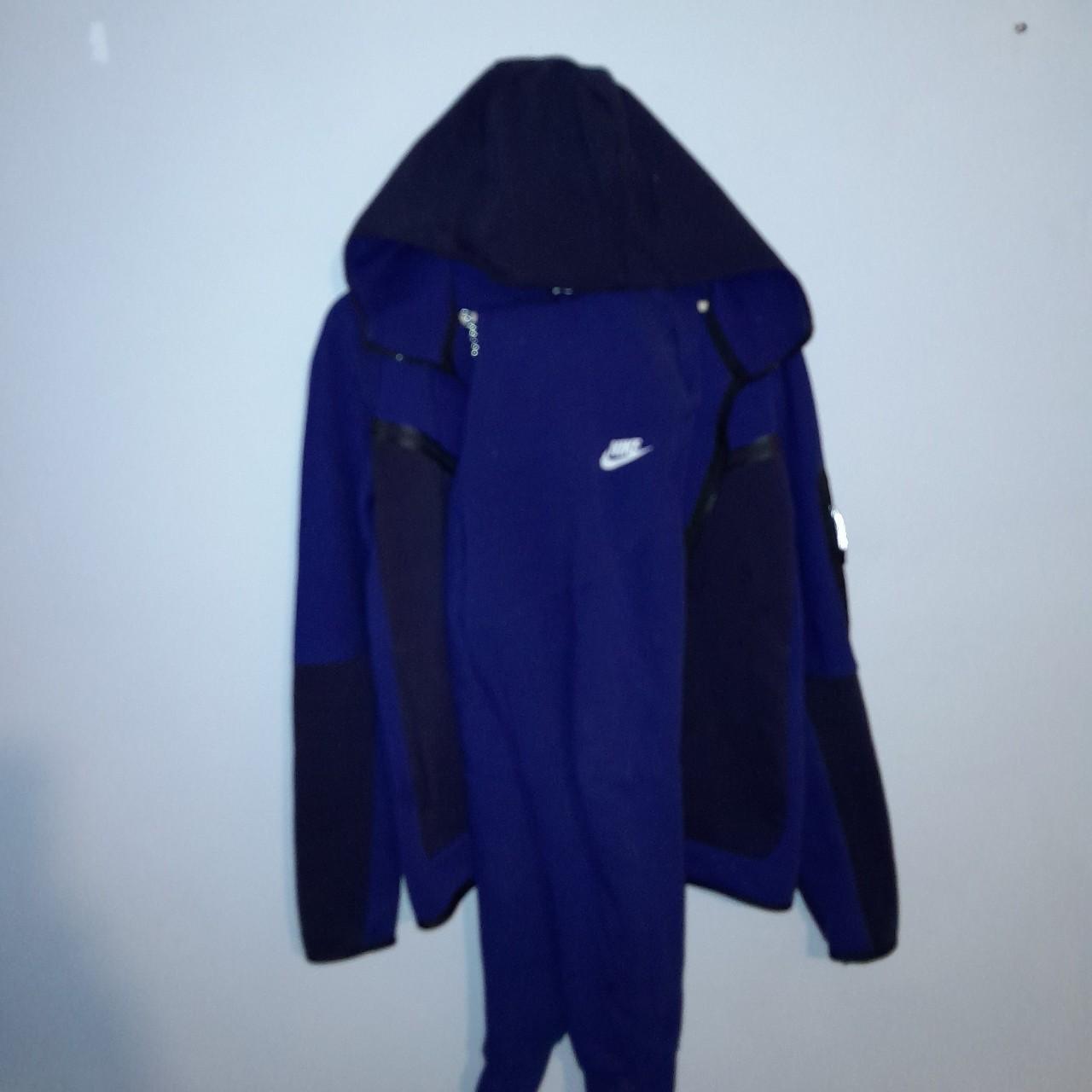Nike Navy blue tech fleece full tracksuit from JD... - Depop