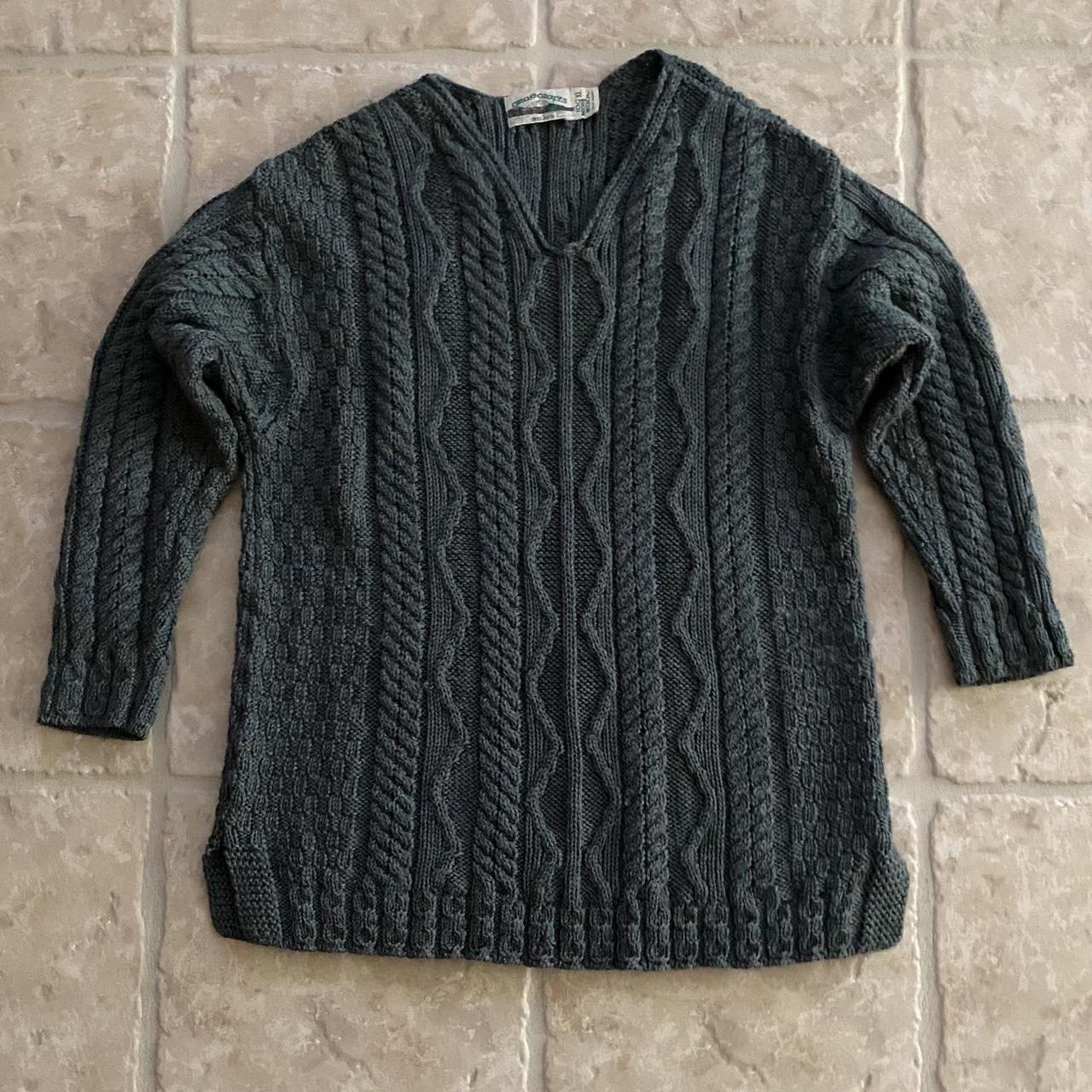 Aran Crafts Ireland Sweater / Dress - SZ XL; 100%... - Depop