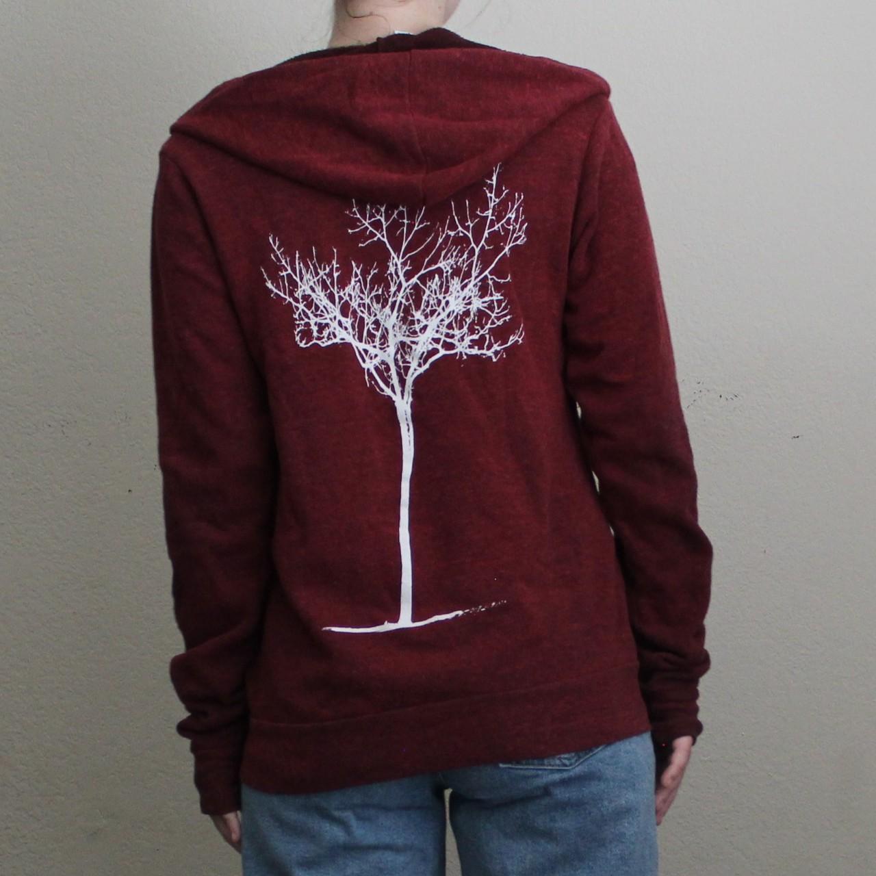 Tree zip up hoodie - Depop