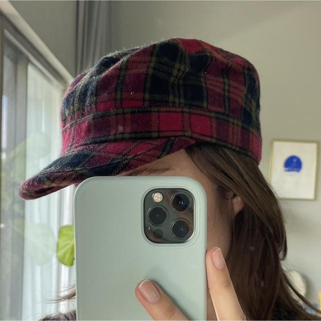 Cute little paper boy hat. Red green black in color... - Depop