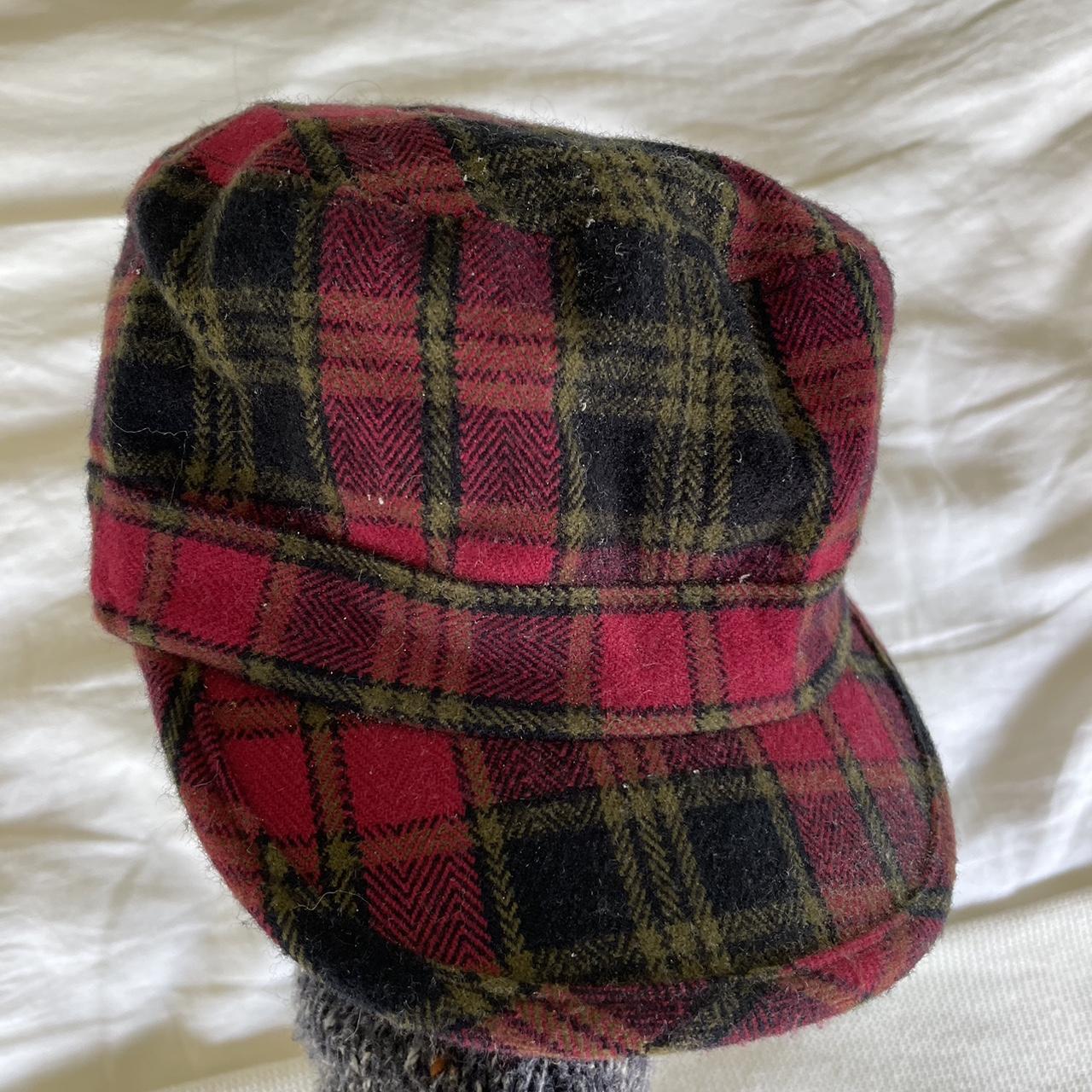 Cute little paper boy hat. Red green black in color... - Depop