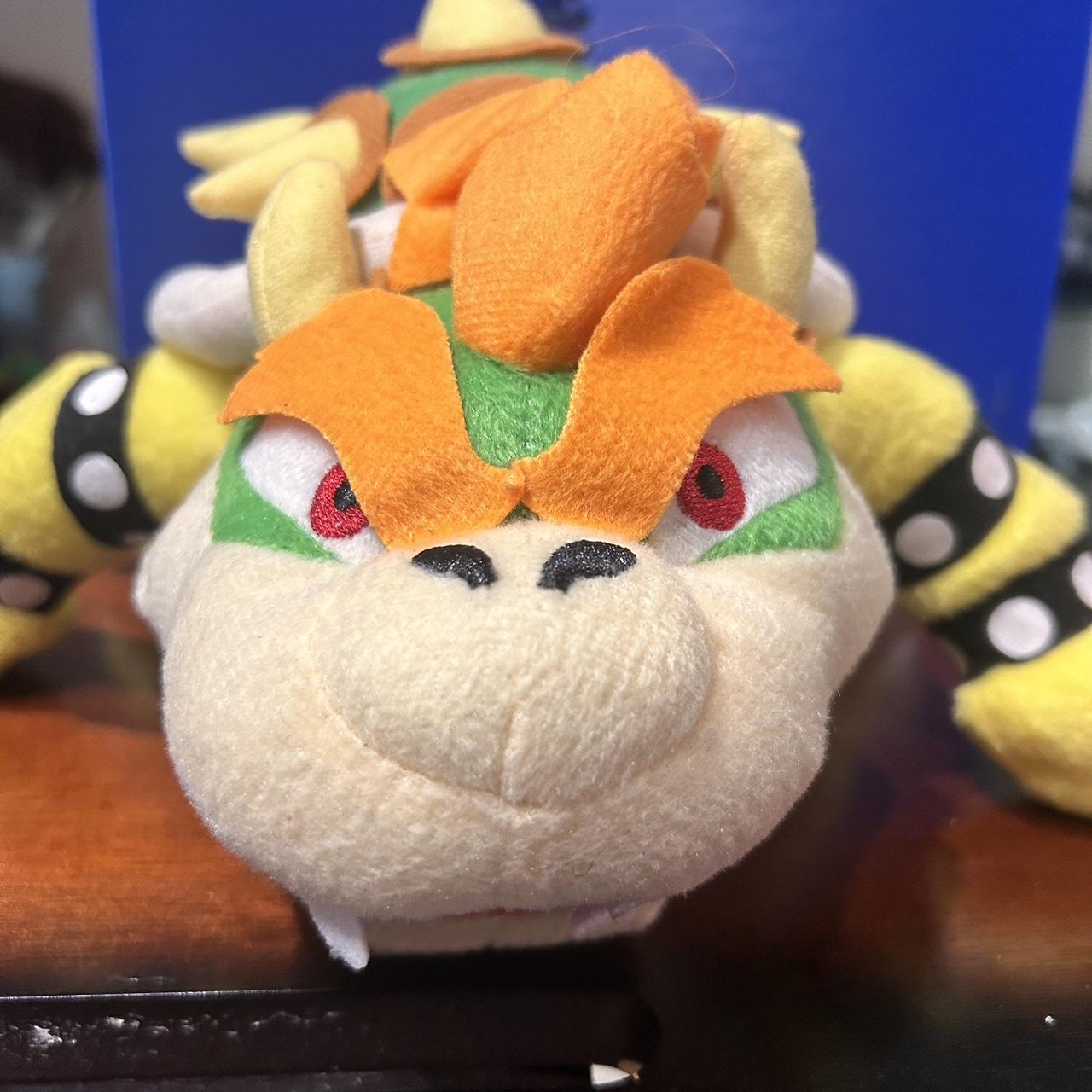 Bowser plushie stuffed animal mario rare collectible... - Depop