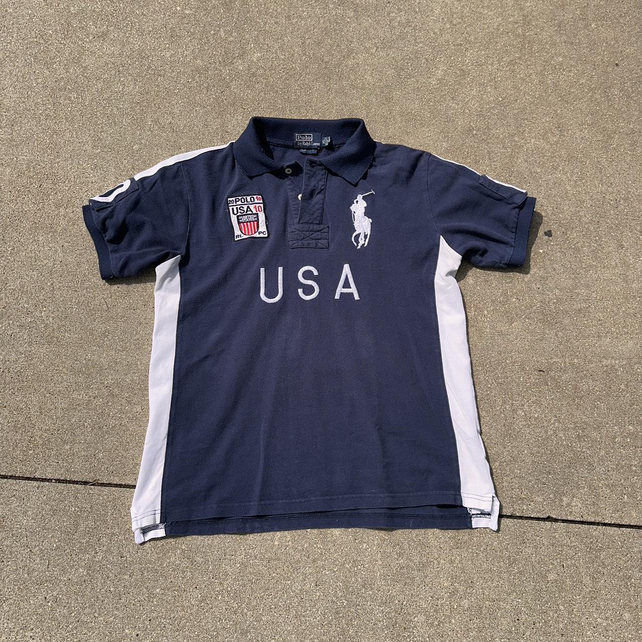 2010 Ralph Lauren USA polo, chief keef polo era.... - Depop