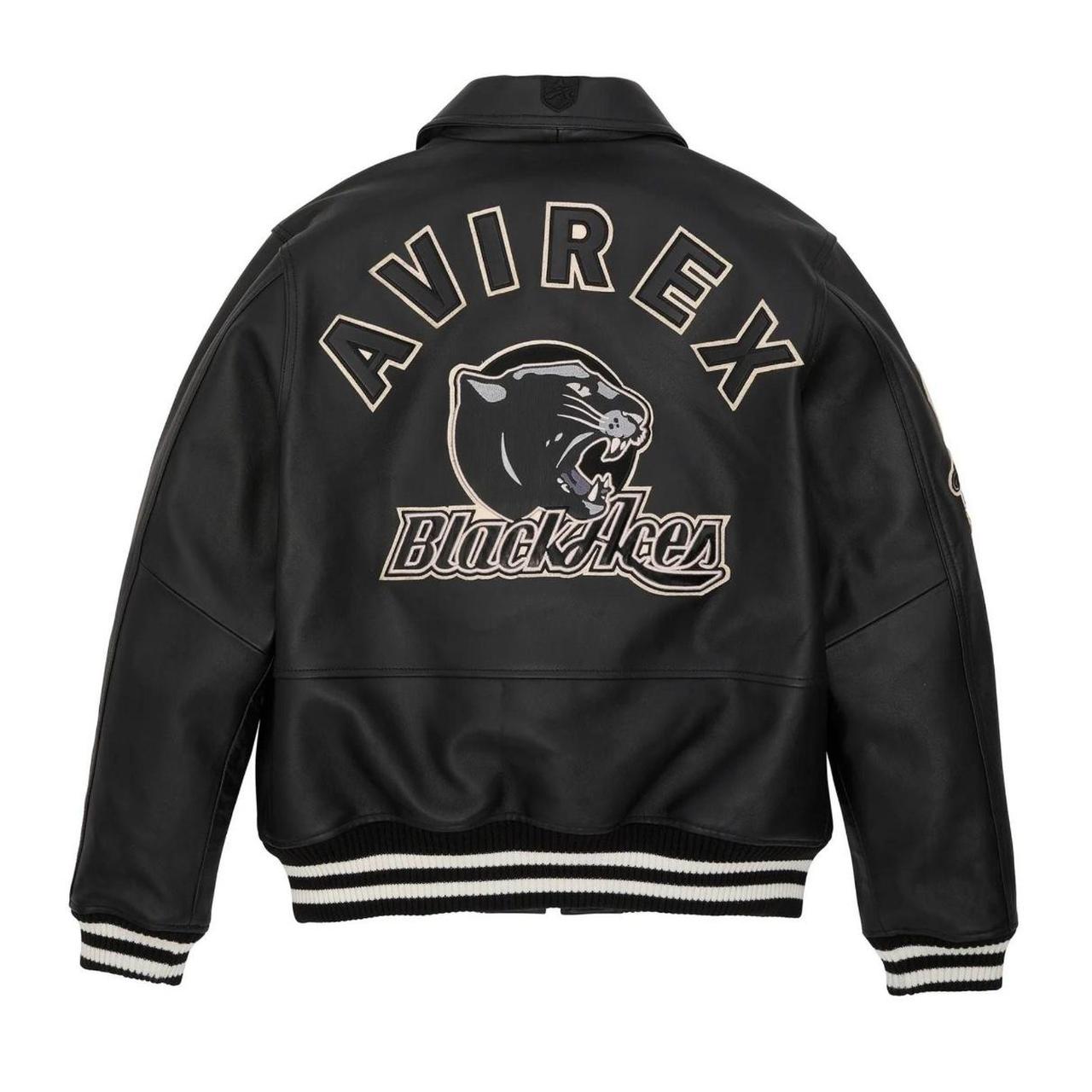 Avirex Leather Jacket Condition:10/10 New Jacket is... - Depop