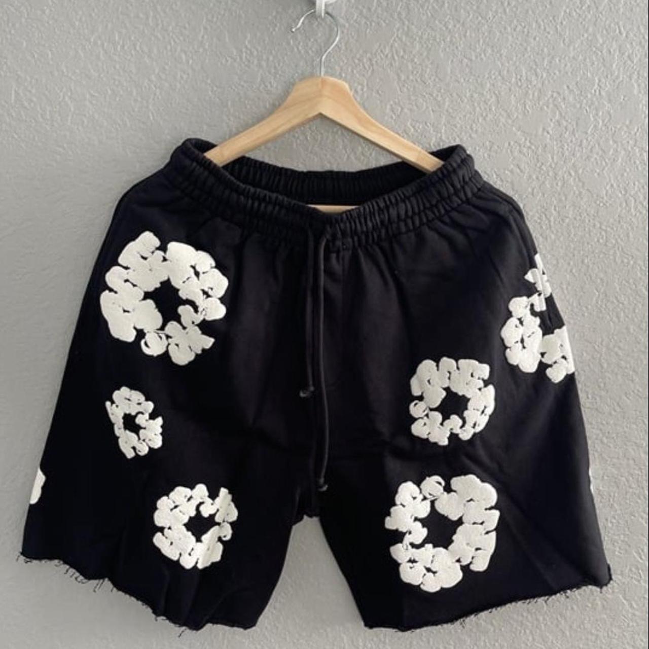 Denim Tears Shorts Black Brand new with tags Ships... - Depop