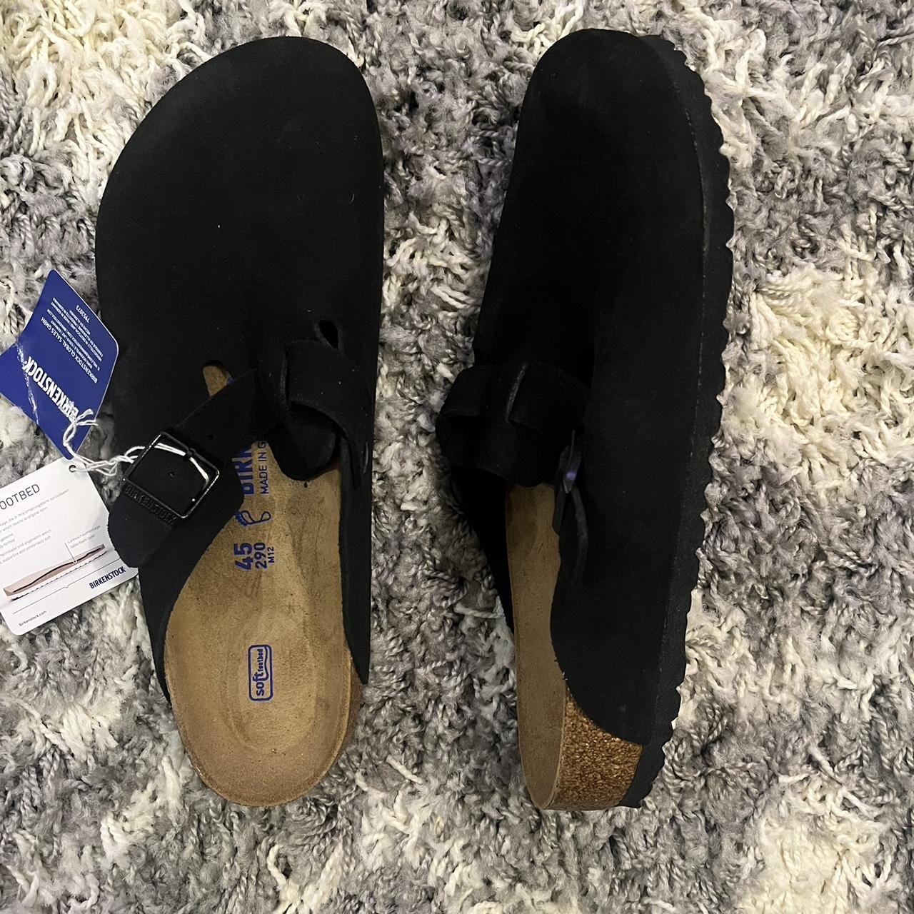 Black birkenstock Clogs size 12 US Brand new never worn - Depop