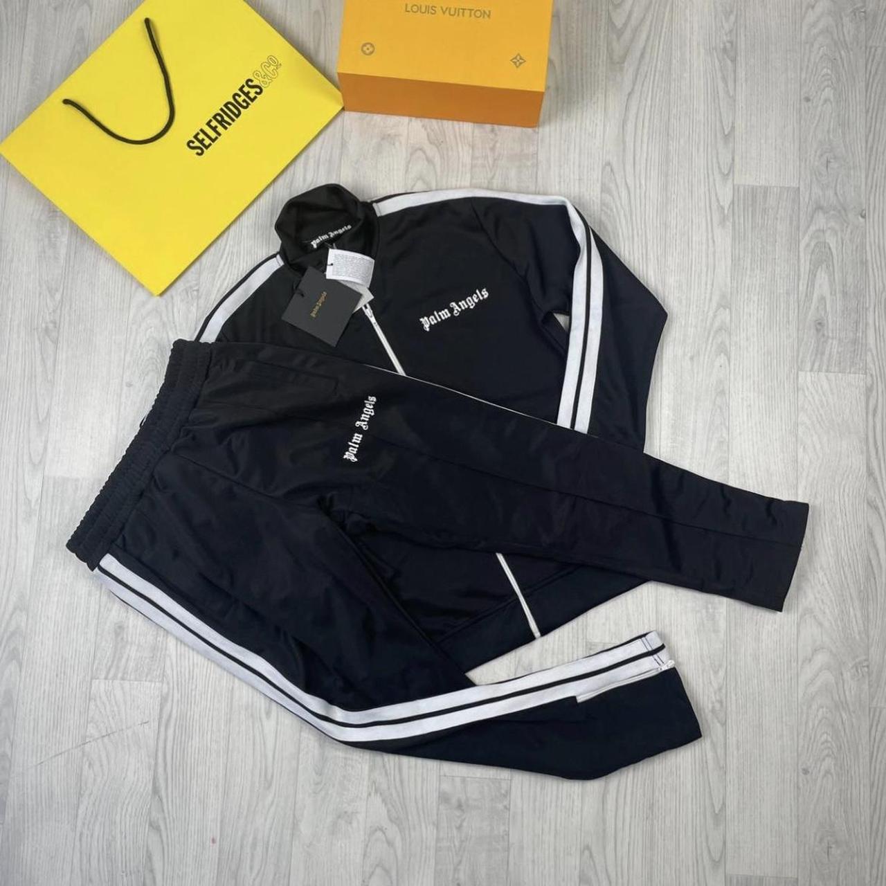 Palm angels | Black Tracksuit This Black Palm Angels... - Depop