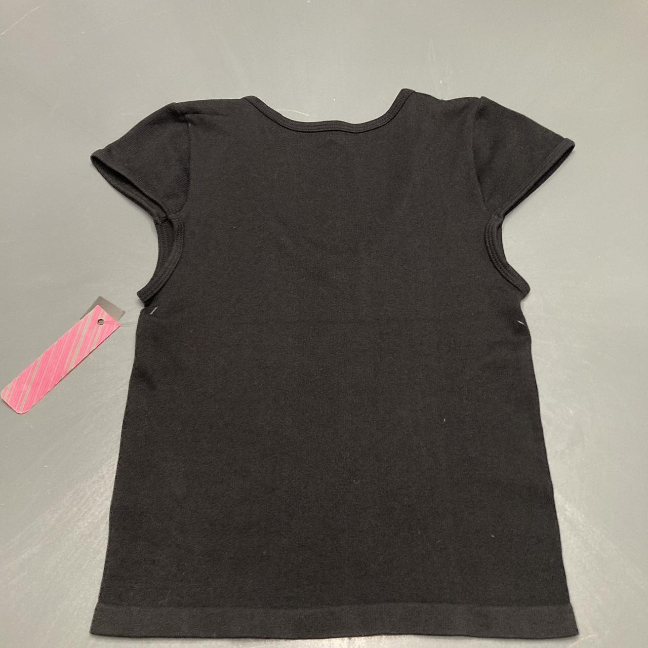 small, form-fitting black shirt - Depop