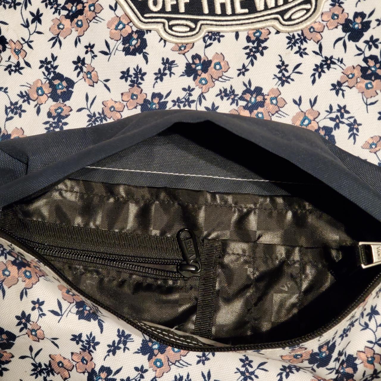 Vans "Off The Wall" Floral Backpack - Depop