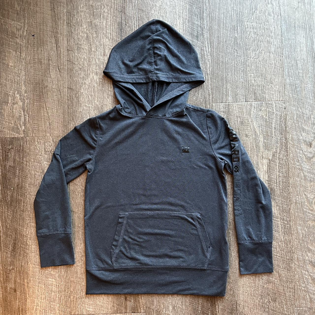 Navy Runway Quick Dry Hoodie - Depop