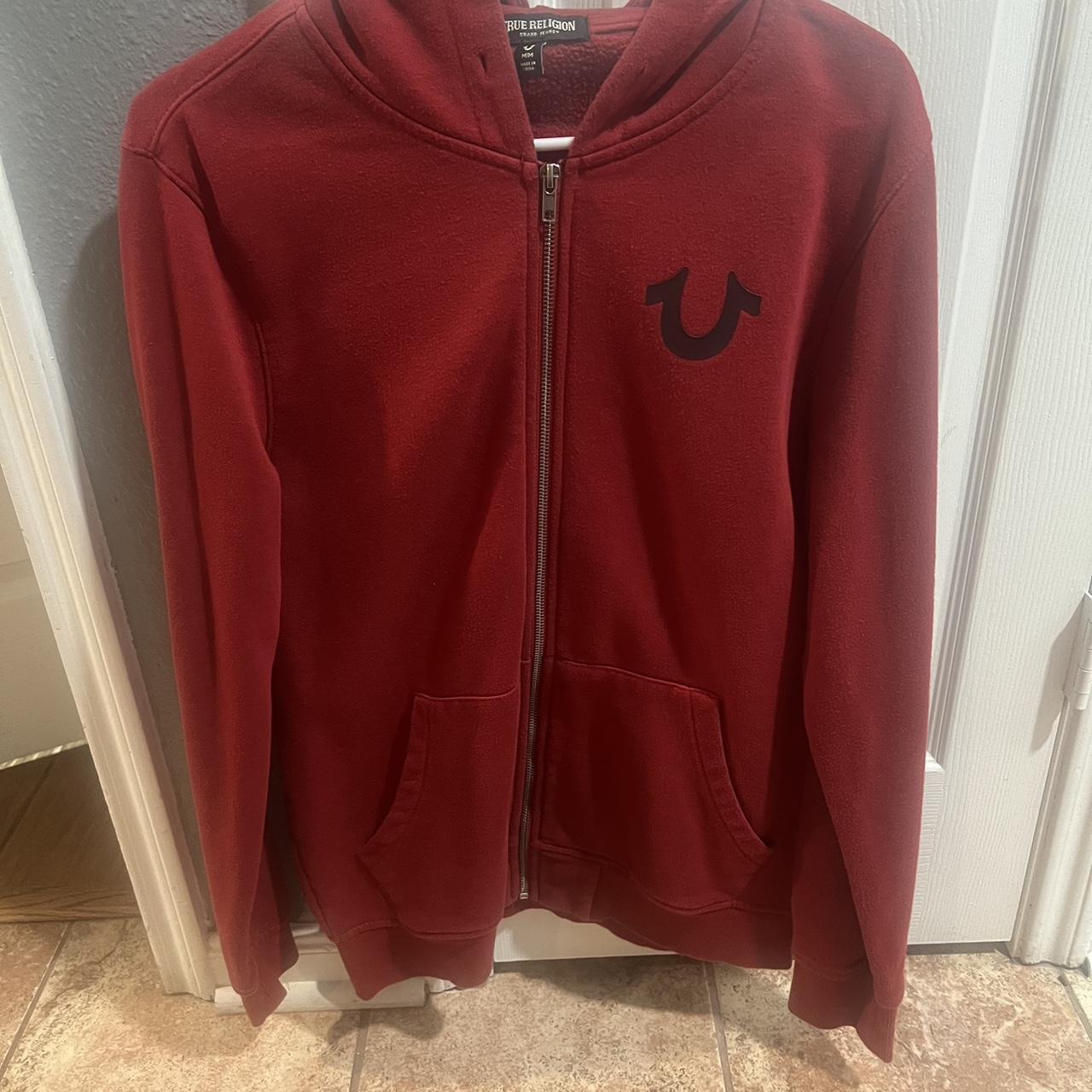 True religion jacket zip up - Depop