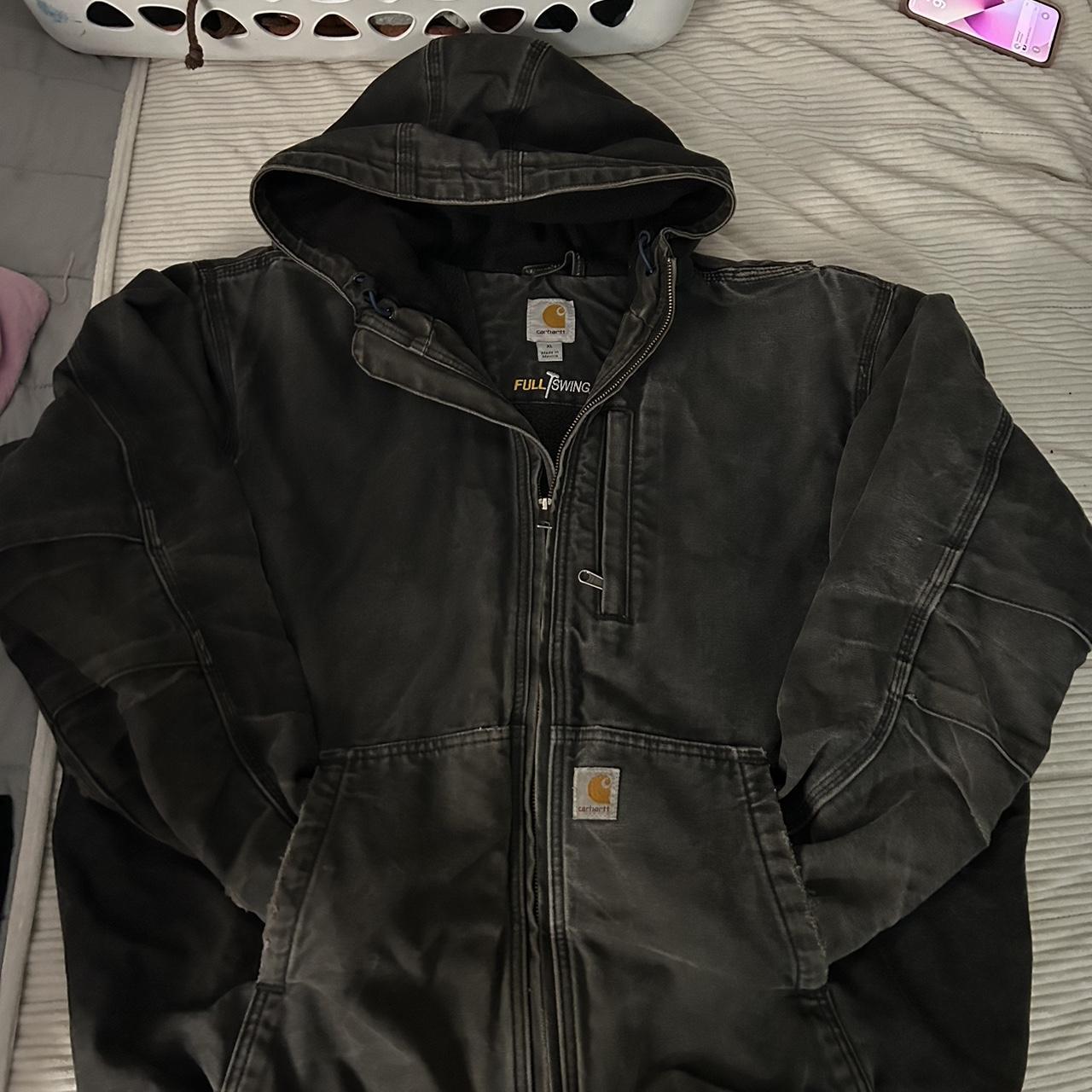 Carhartt XL vintage jacket full swing style looks... - Depop