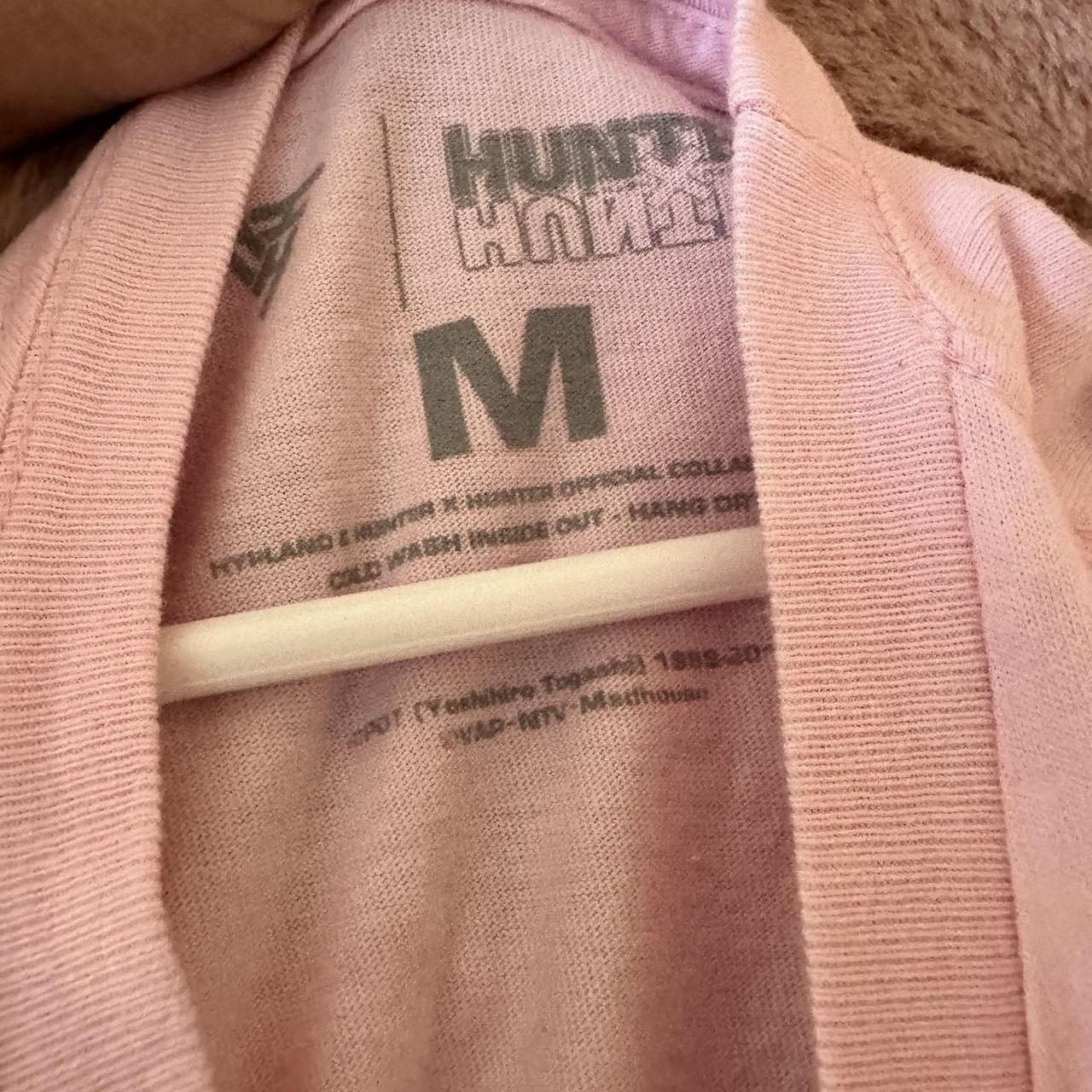 Pink Killua HxH shirt medium size worn once - Depop