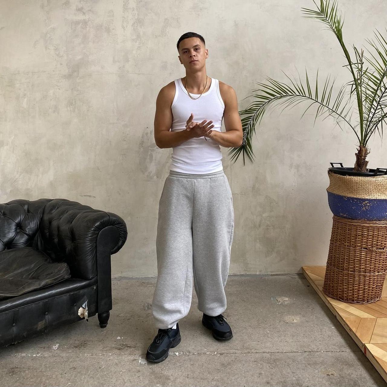 Sweats Collective 'COZY SWEATPANT - GREY' - worn once - Depop