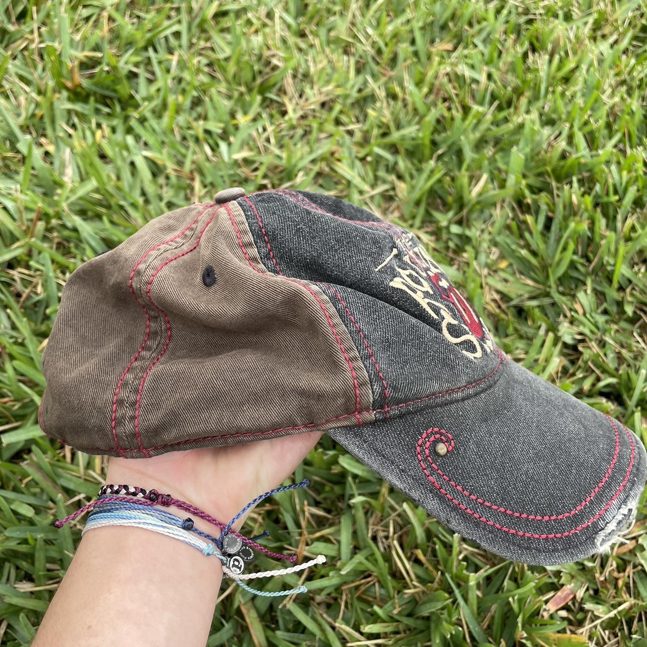 vintage, rolling stones hat #hat #rollingstones... - Depop