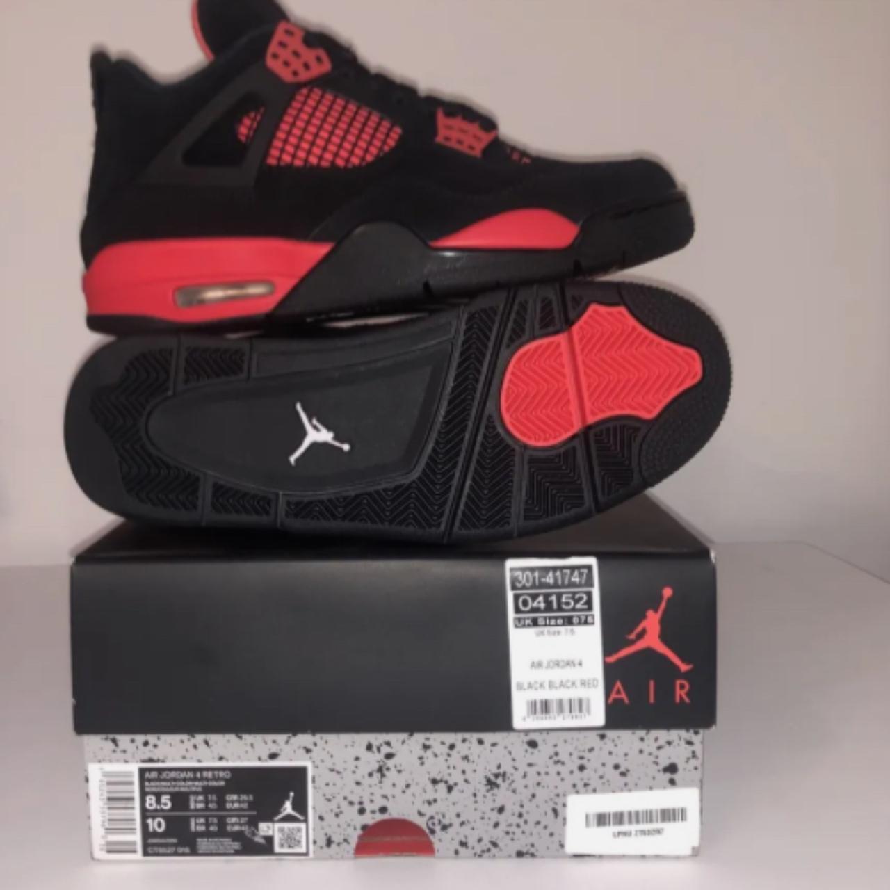 Jordan 4s red thunders any size available - Depop