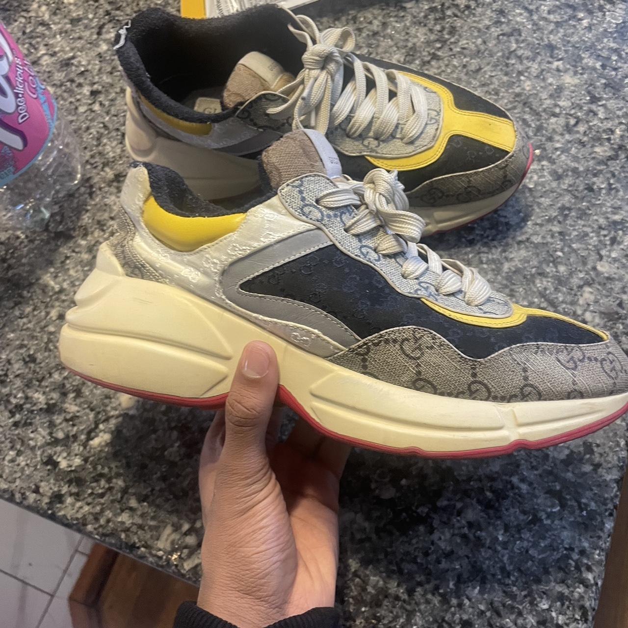 Gucci Rython Comes with a box Used Easily cleaned - Depop