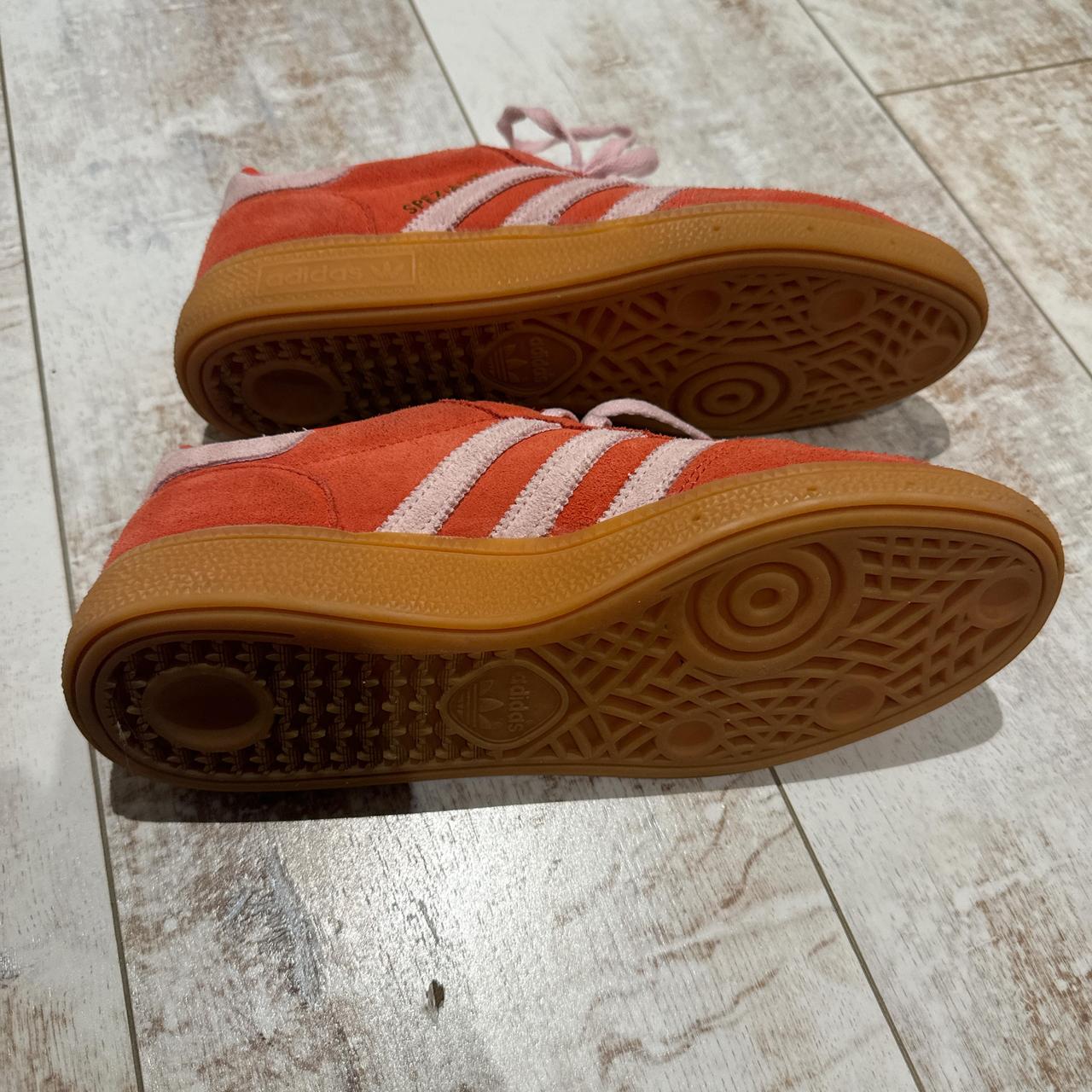 Adidas Spezial Red and Pink sneakers - Depop