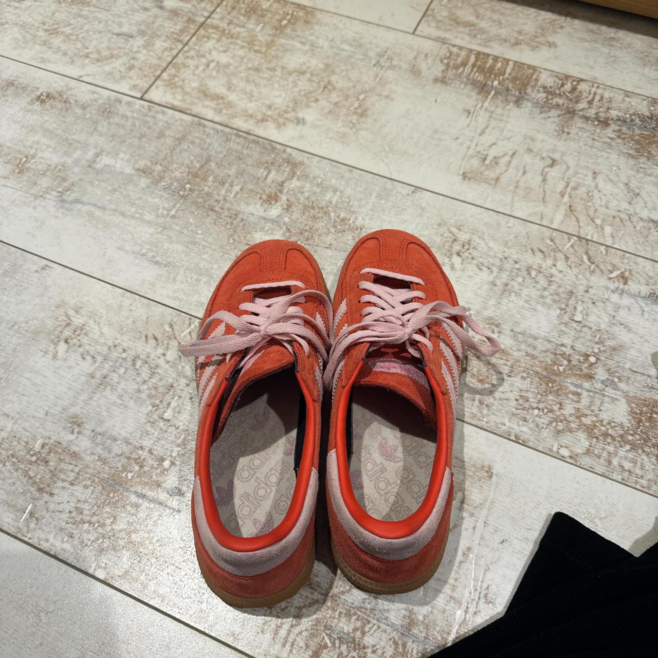 Adidas Spezial Red and Pink sneakers - Depop