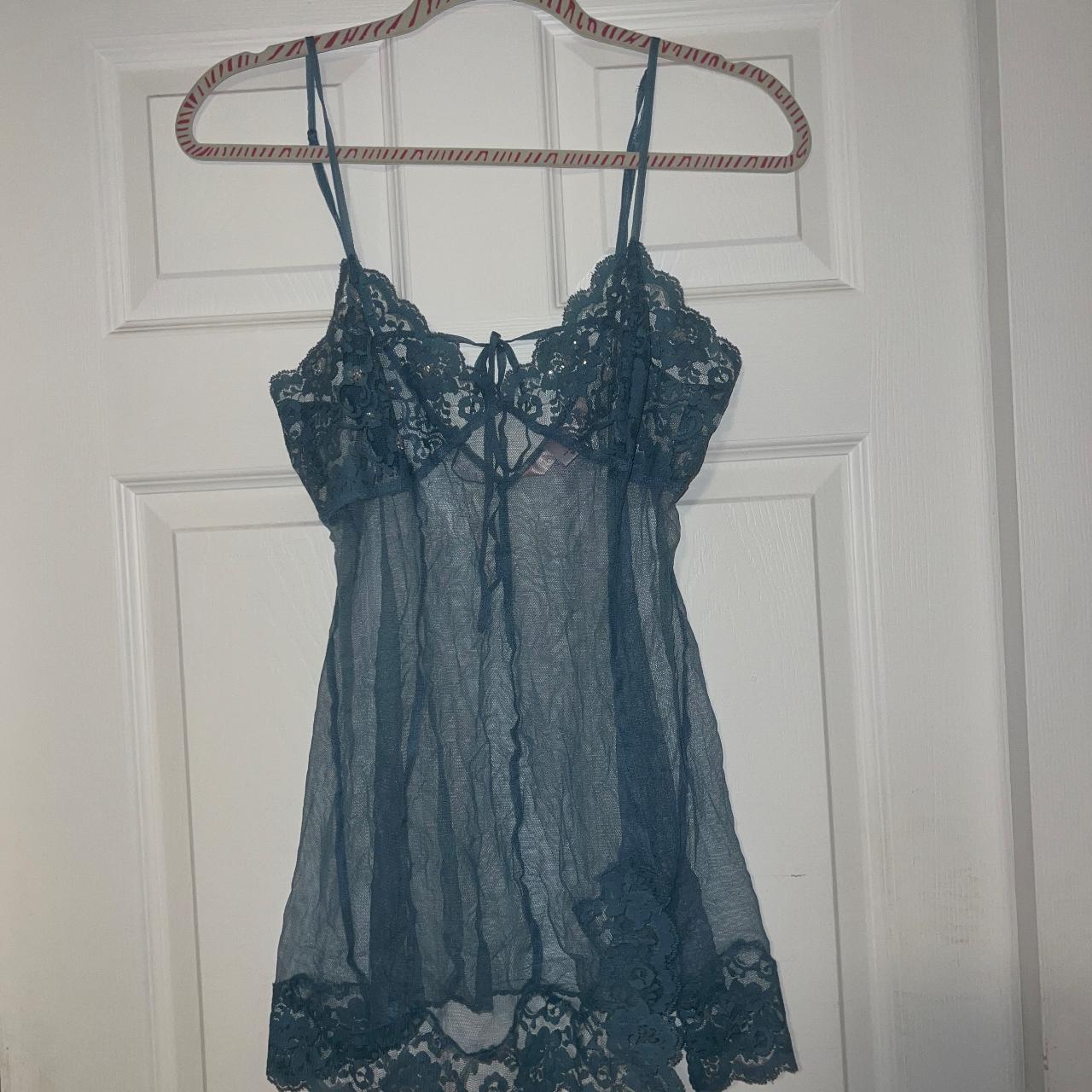 Victorias Secret Blue Lingerie... - Depop