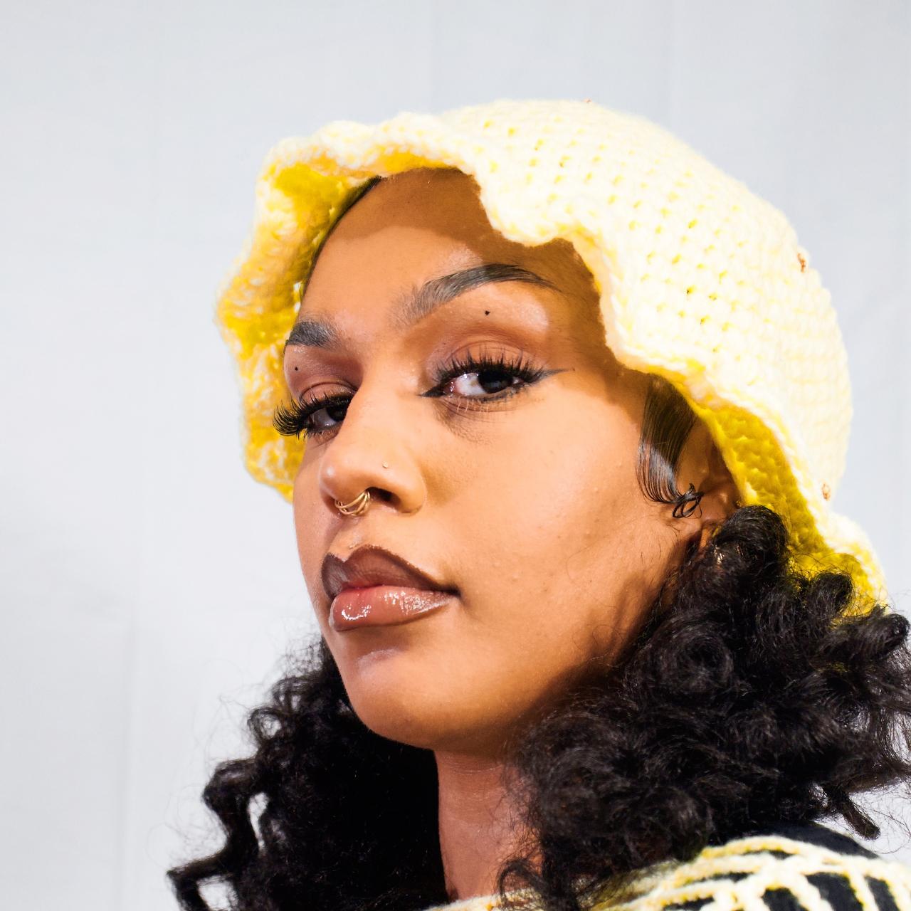 Super soft handmade yellow hat. One size fits all - Depop