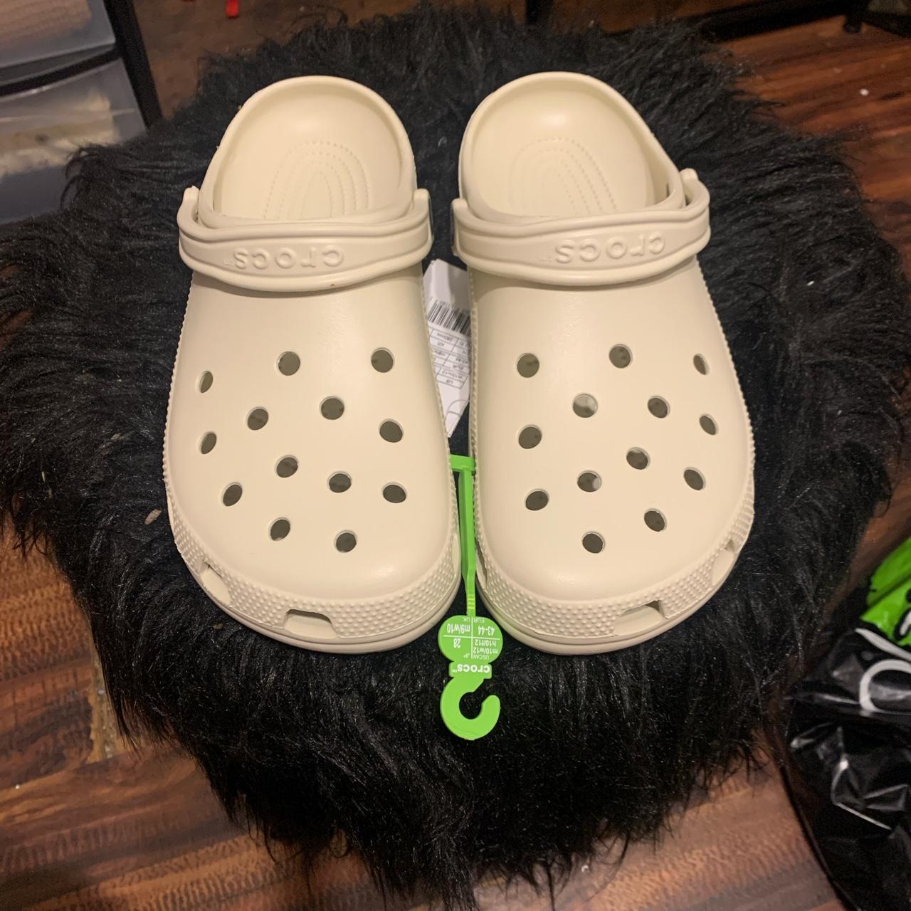BRAND NEW CROCS‼️‼️‼️ COLOR:BONE SIZE:Men’s 10 Women’s... - Depop