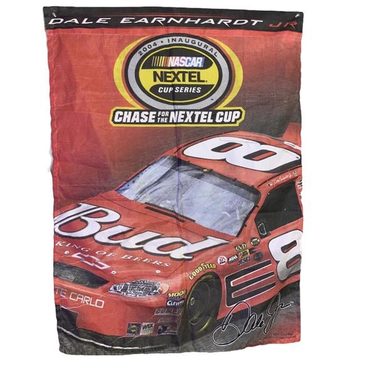 Vintage nascar banner Size:36by27 Dale Earnhardt jr... - Depop