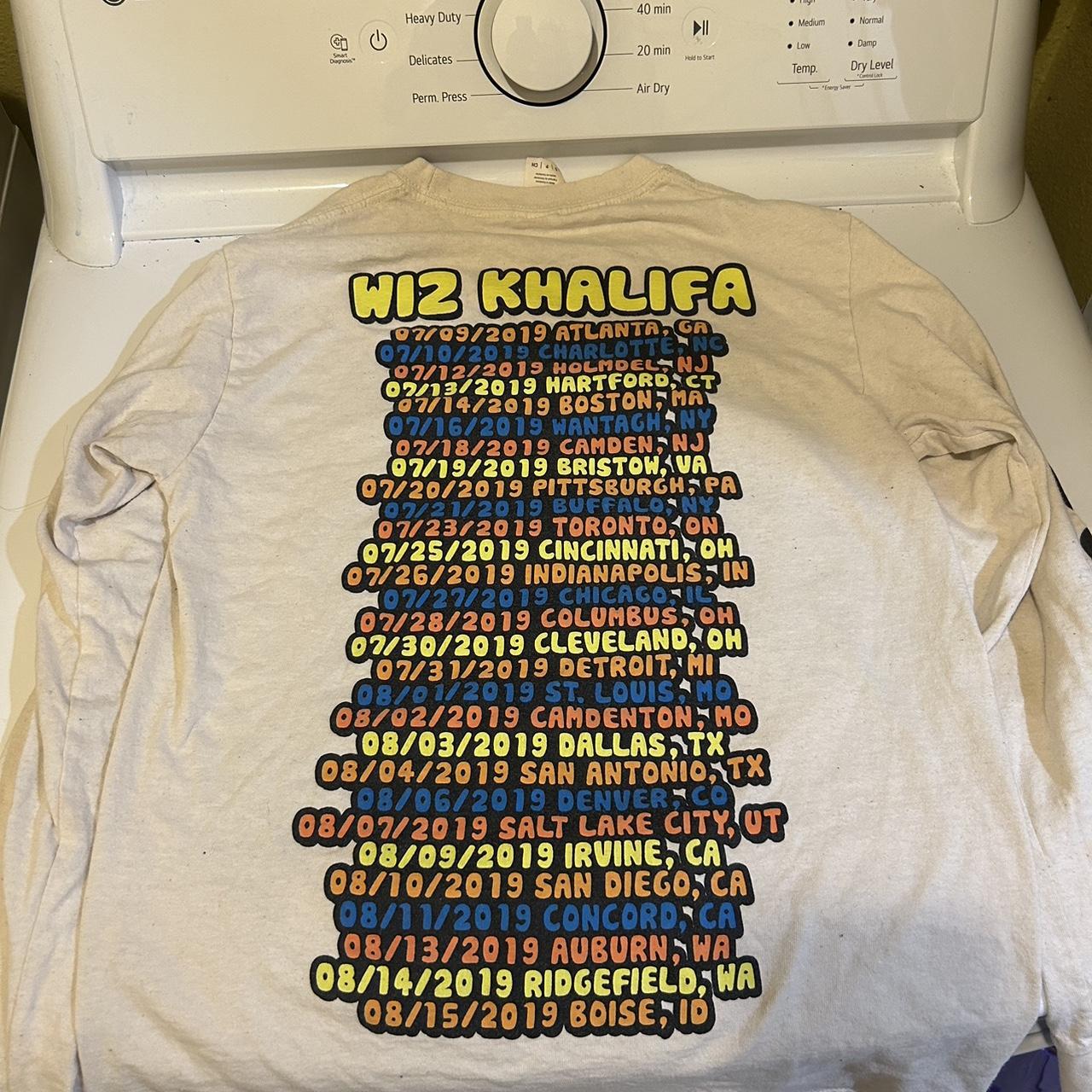 wiz khalifa the decent exposure tour 2019 sweatshirt... - Depop wiz khalifa the decent exposure tour 2019 sweatshirt... - Depop
