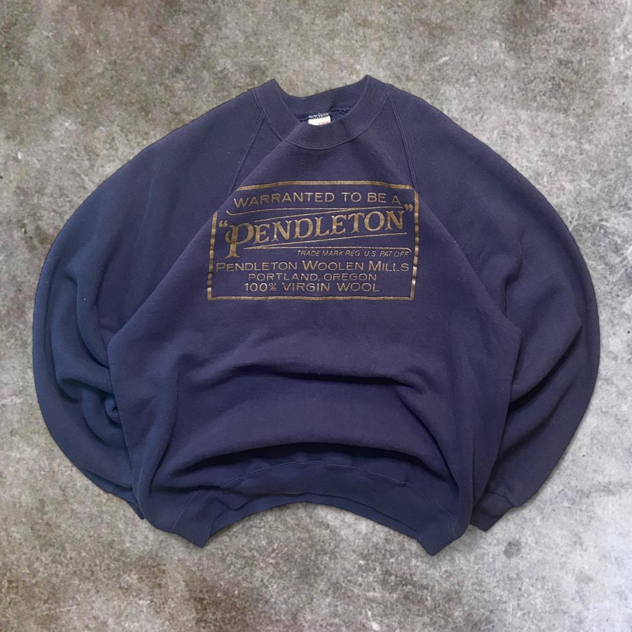 Vintage 1980s Russell Athletic Pendleton... - Depop