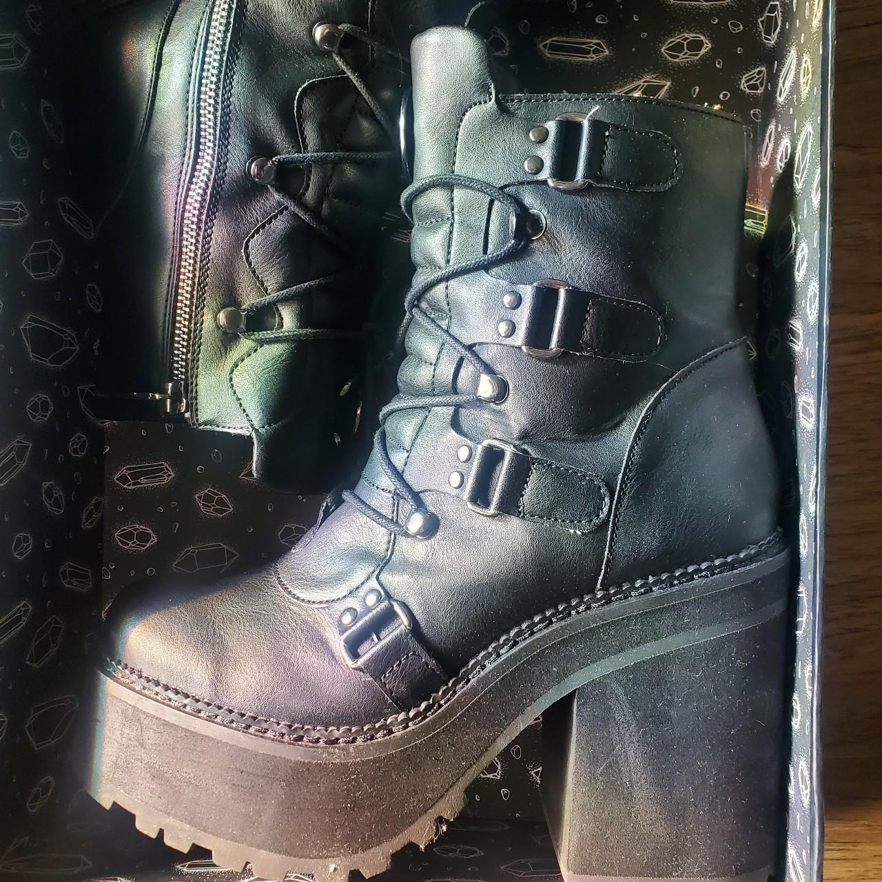 Killstar Broom Rider Boots - Depop